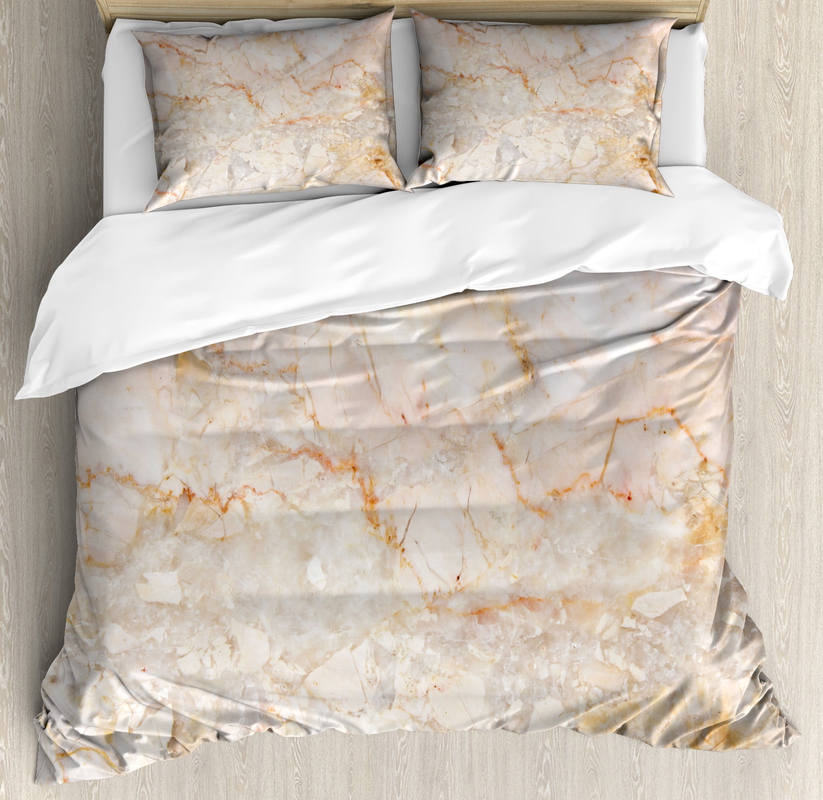 Marble Print Duvet Cover Set, Mine Pattern Design Natural Fractures ...