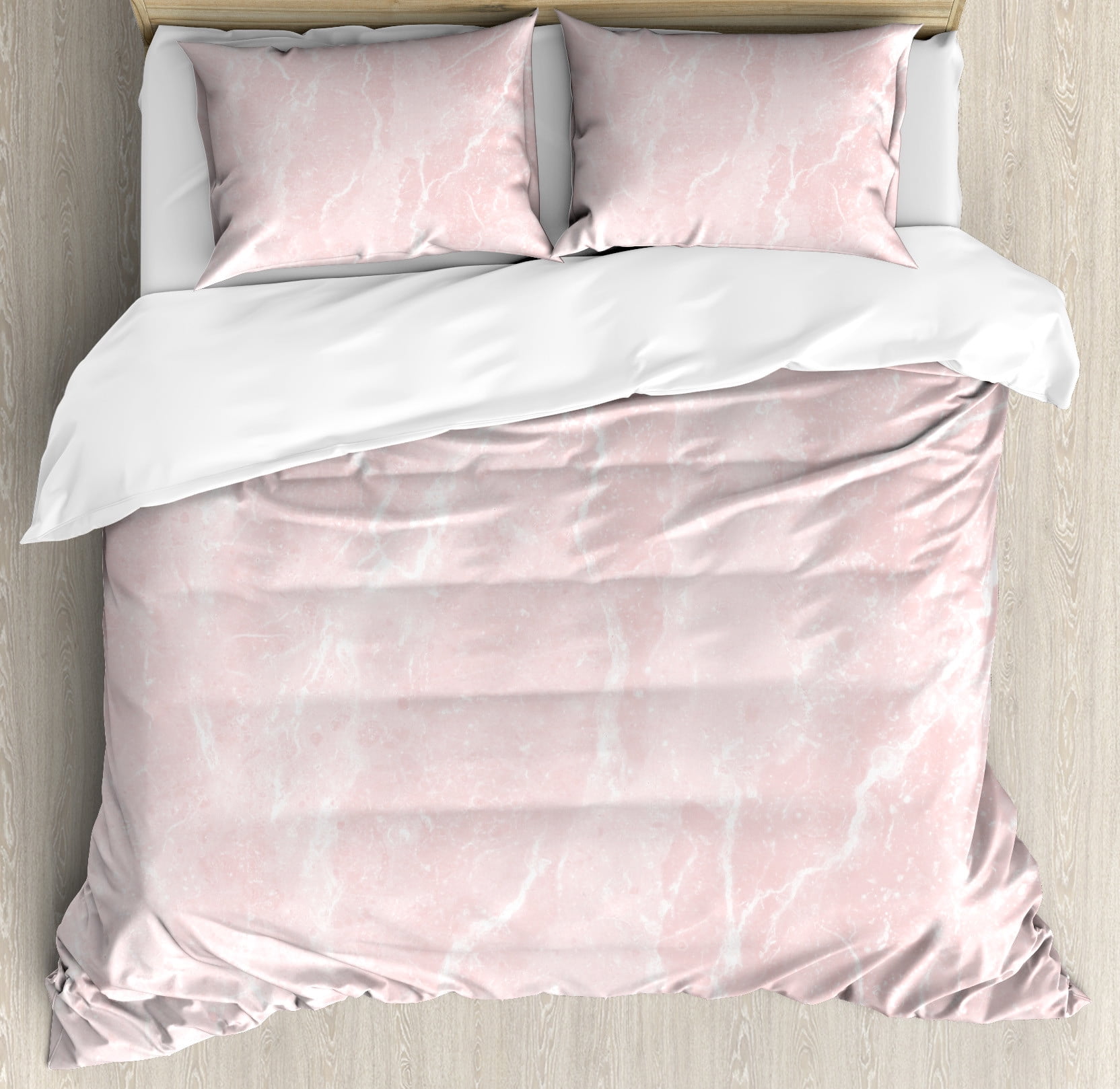 Marble Print Duvet Cover Set, Murky Gemstone Scratches Natural Beauty ...