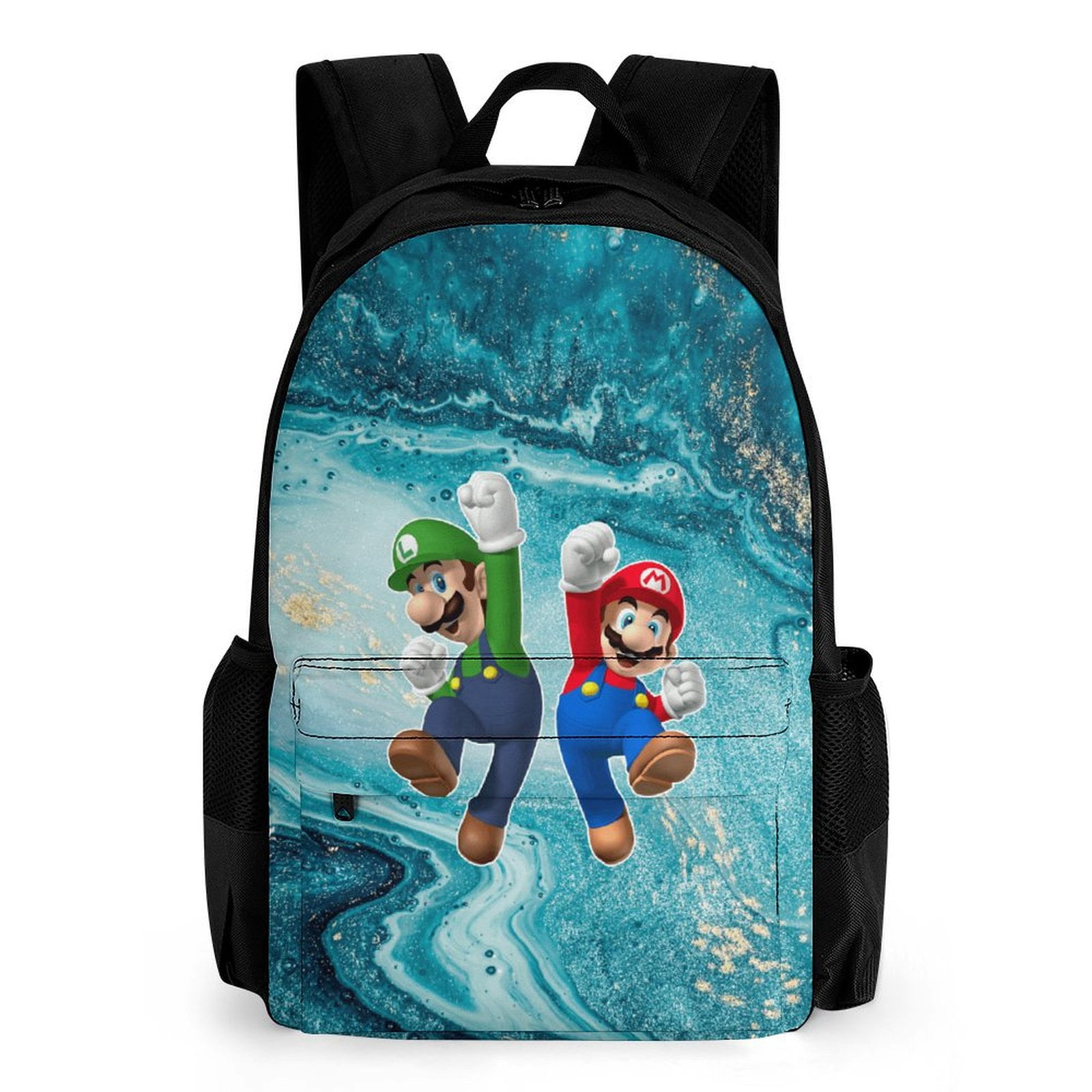 Mari-o Backpack with Adjustable Straps Multiple Pockets Backpack Adult ...