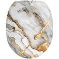Marble Print Toilet Seat Covers for Bathroom Decoration Toilet Bolt ...
