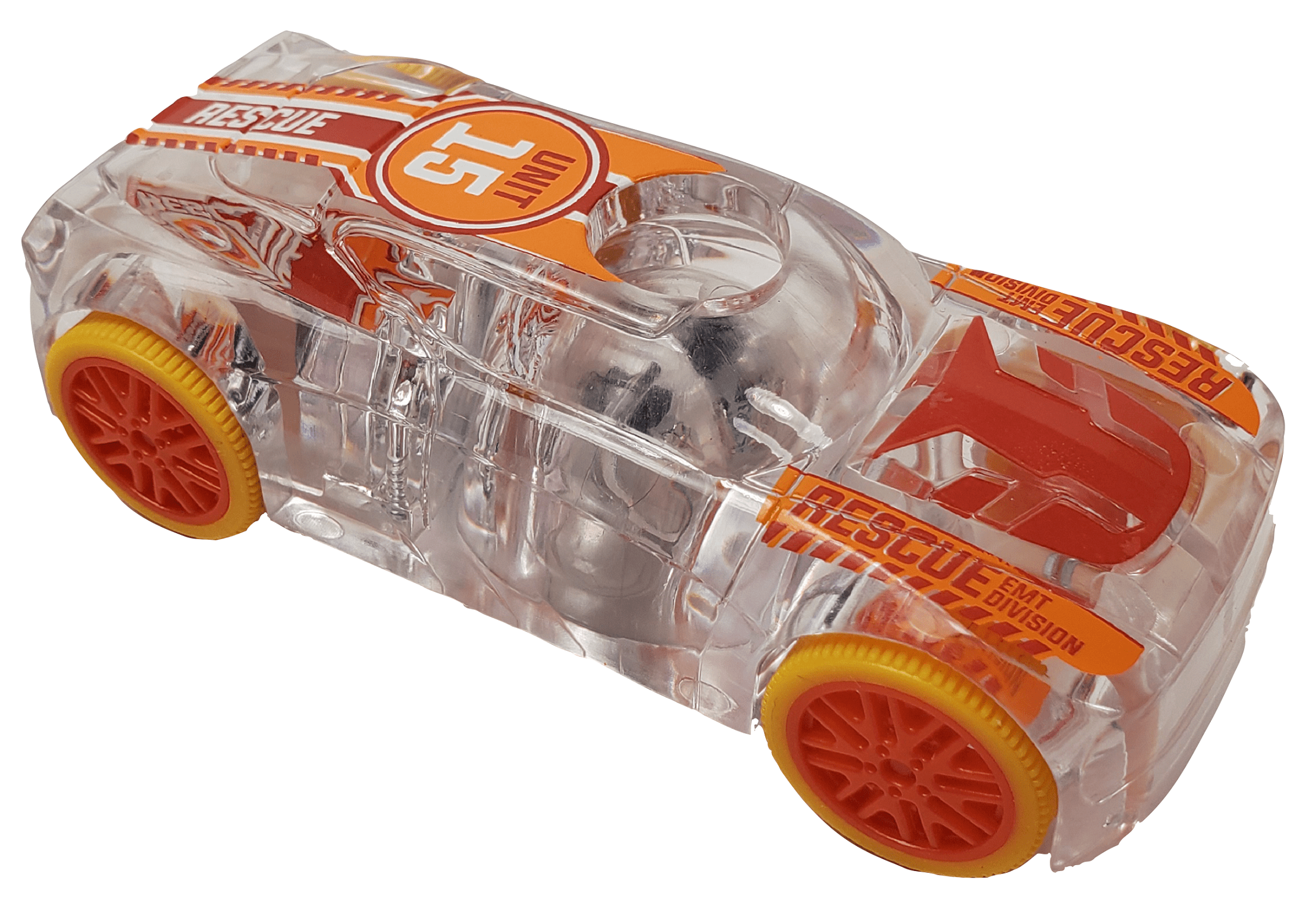 EMT Car, LED Light Up Pull Back Emergency Car, Toy Vehicle for Kids 3 ...