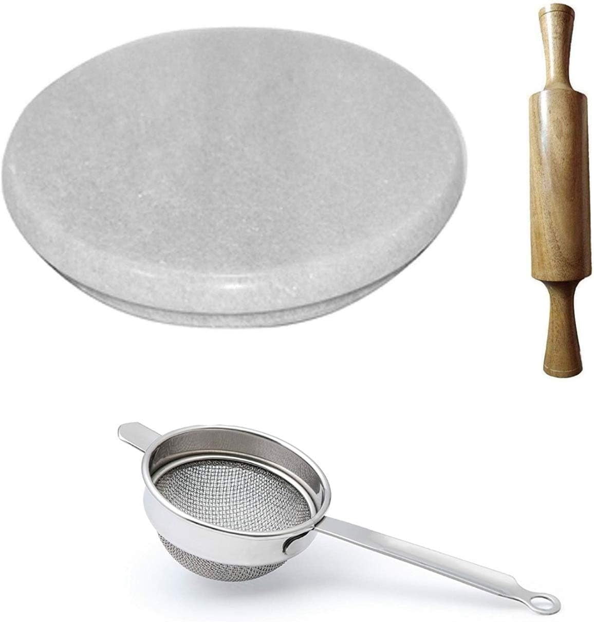 Marble Roti Roller/Chakla/Rolling Pin Board/Roti Maker/Phulka Maker ...
