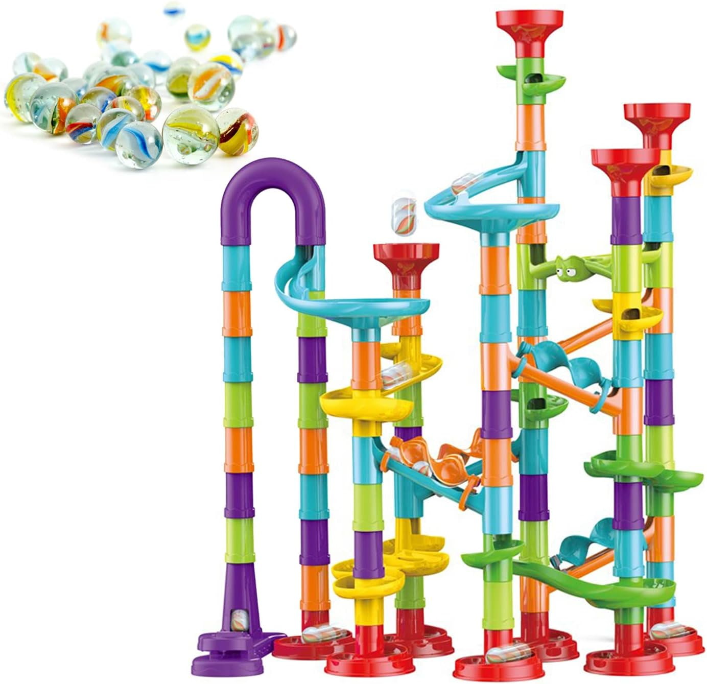 Marble Run for Kids Ages 4-8 - Maze Game DIY Educational Playset ...