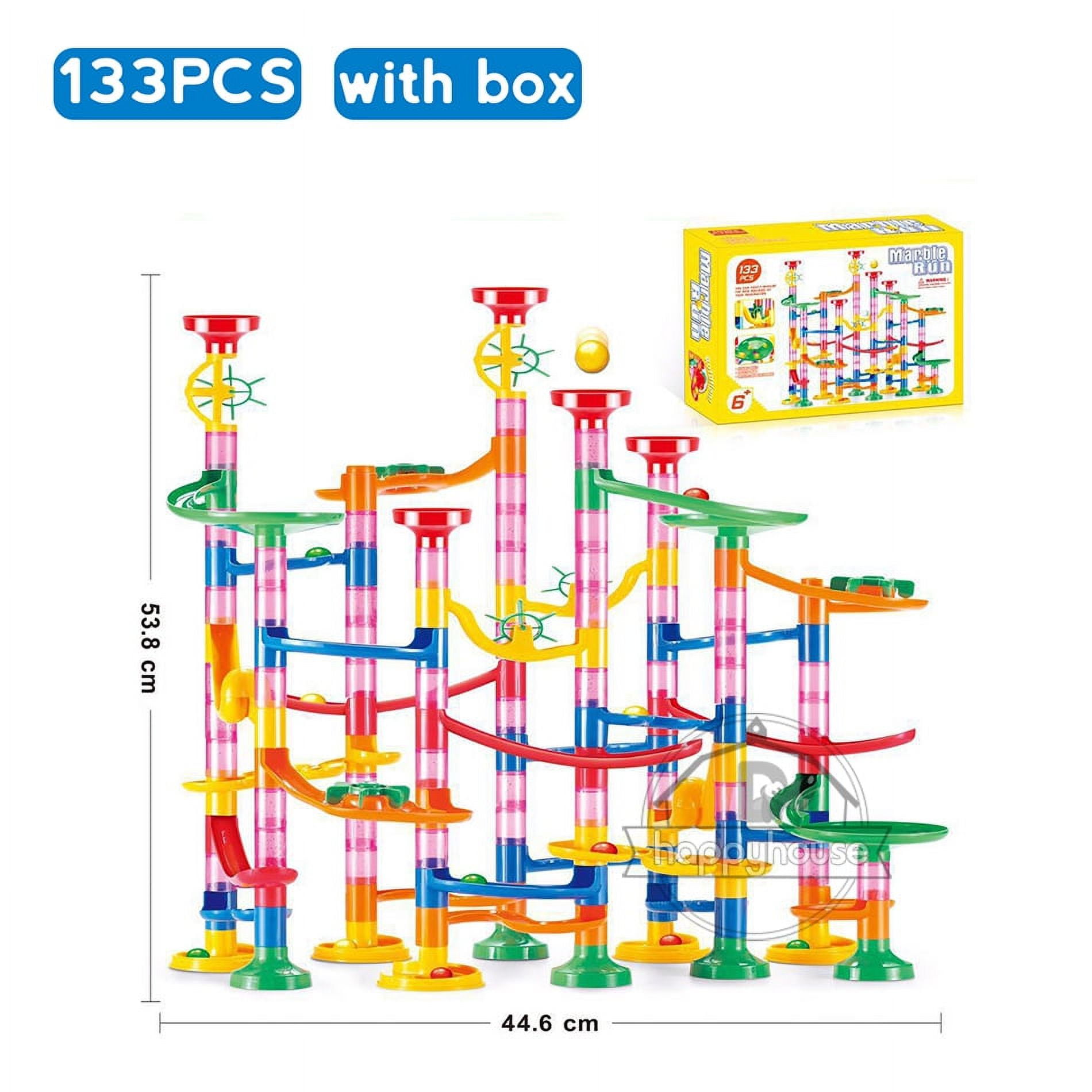 Marble Run Race Track Building Blocks Kids 3D Maze Ball Roll Toy DIY ...