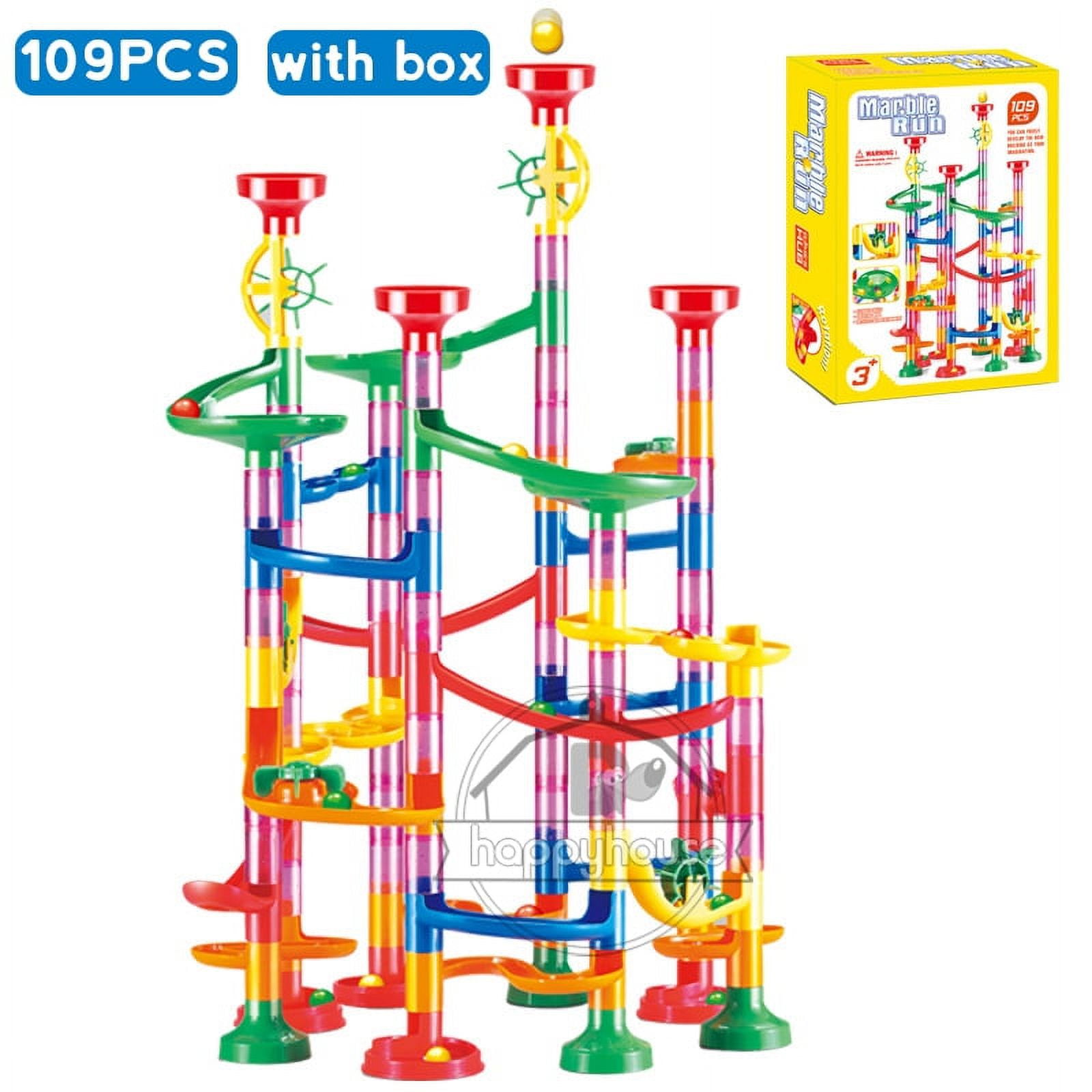 Marble Run Race Track Building Blocks Kids 3D Maze Ball Roll Toy DIY ...