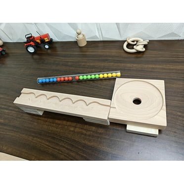 AmishToyBox.com Marble Roller Racetrack Wooden Toy - CPSIA-Approved ...