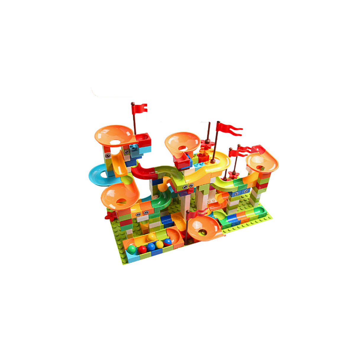 Marble Running Blocks Classic Building Blocks, STEM Toy Building Blocks ...