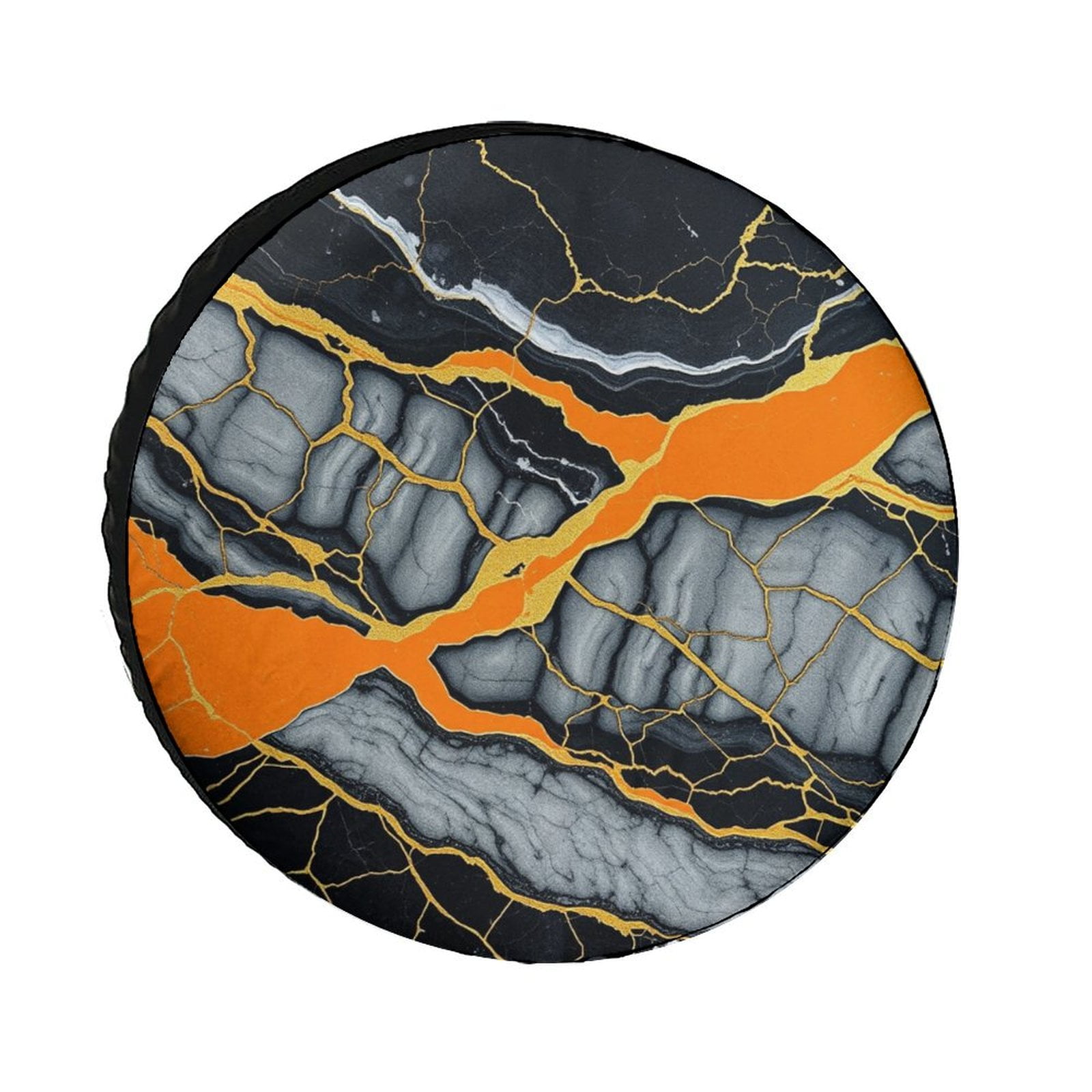 Marble Spare Tire Cover Universal Wheel Tire Protectors for SUV Truck ...