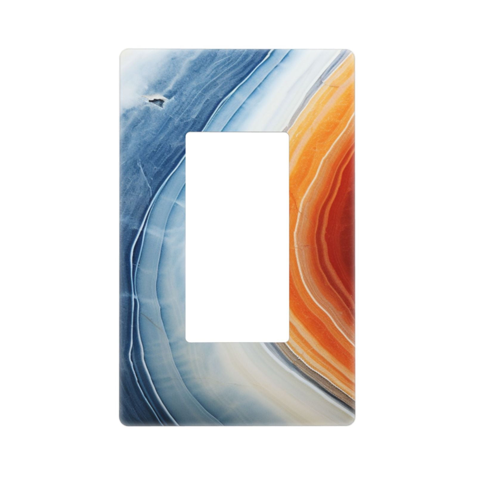 Marble Switch Cover Decorative Wall Plate / 1-Gang Screwless / Standard ...