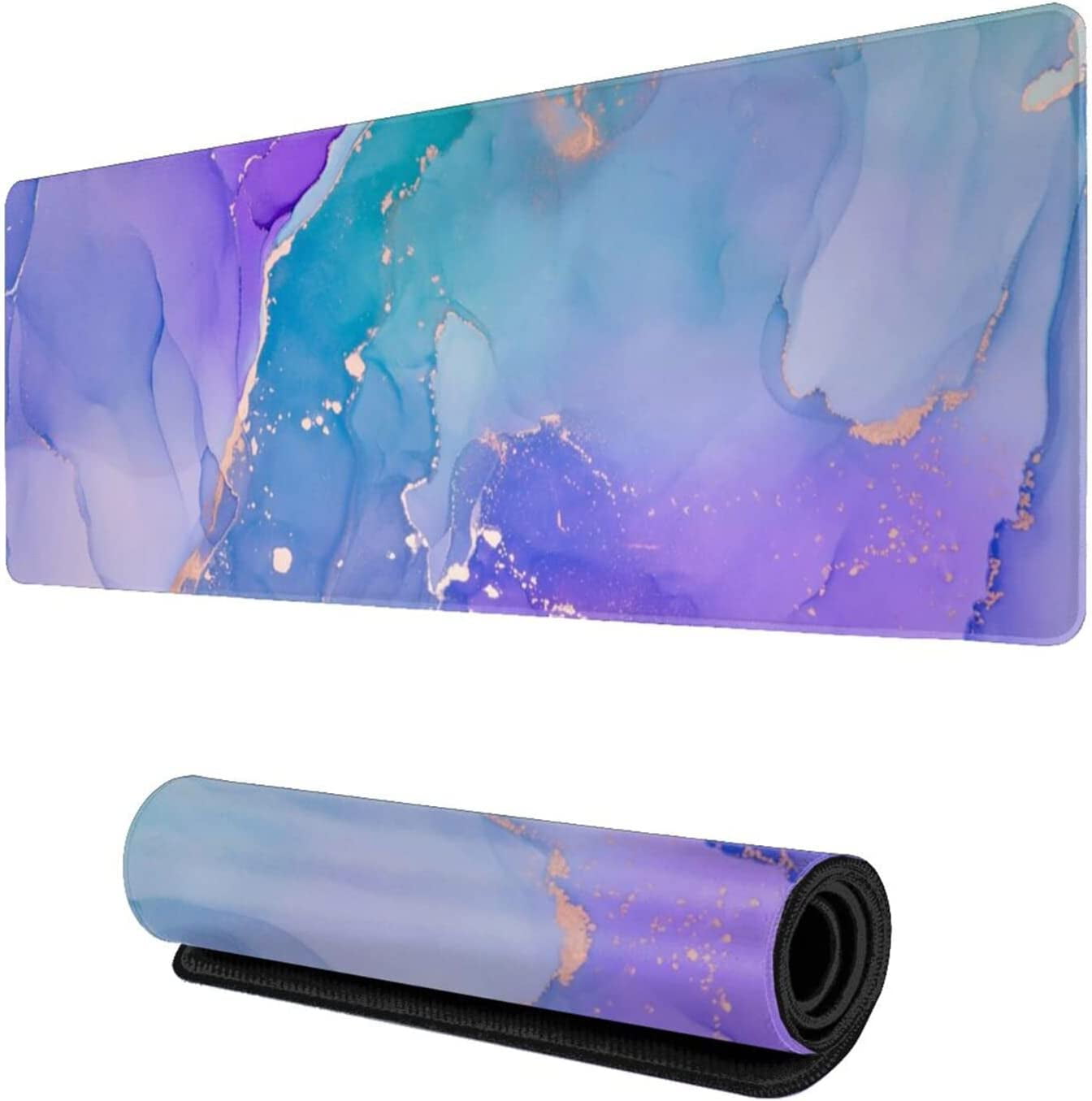 Marble Texture Gaming Mouse Pad XL, Extended Large Full Desk Mousepad ...