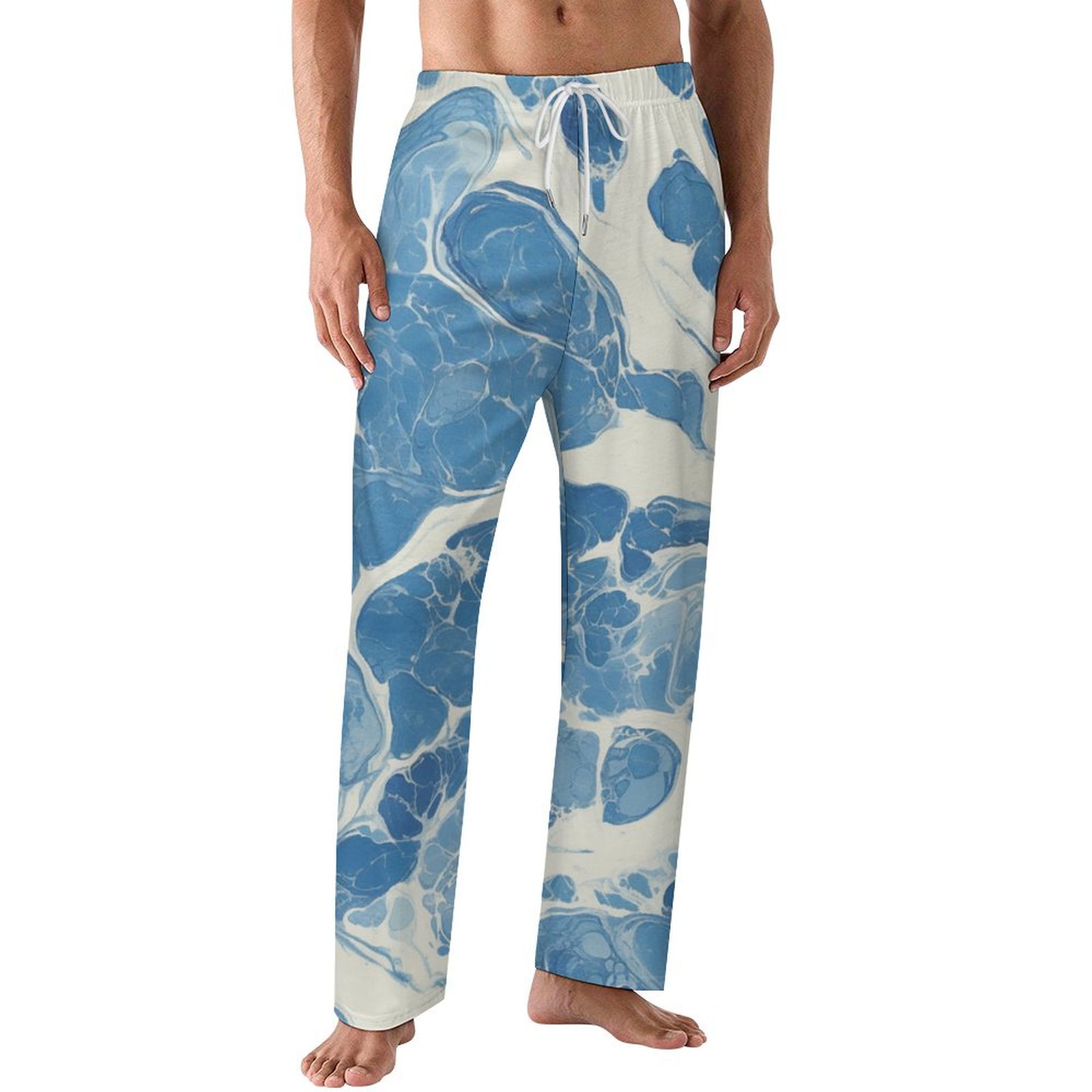 Marble Texture Mens Pajamas Pajama Pants Mens Sleepwear Lounge Sleep ...