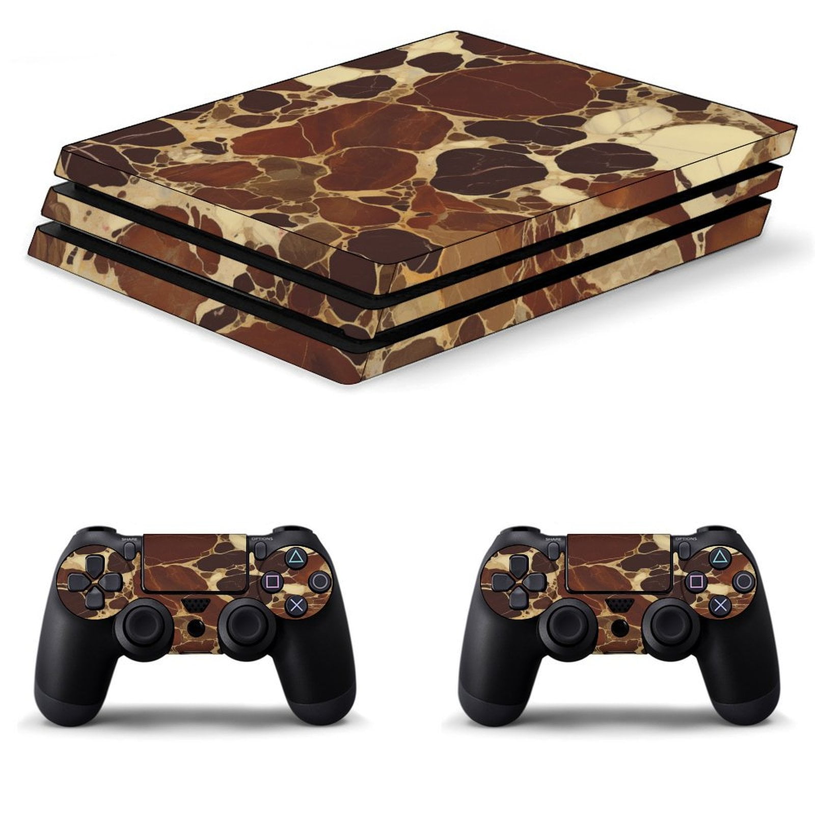 Marble Texture PS4/PS4 Pro/PS4 Slim Skin Sticker For Console And ...
