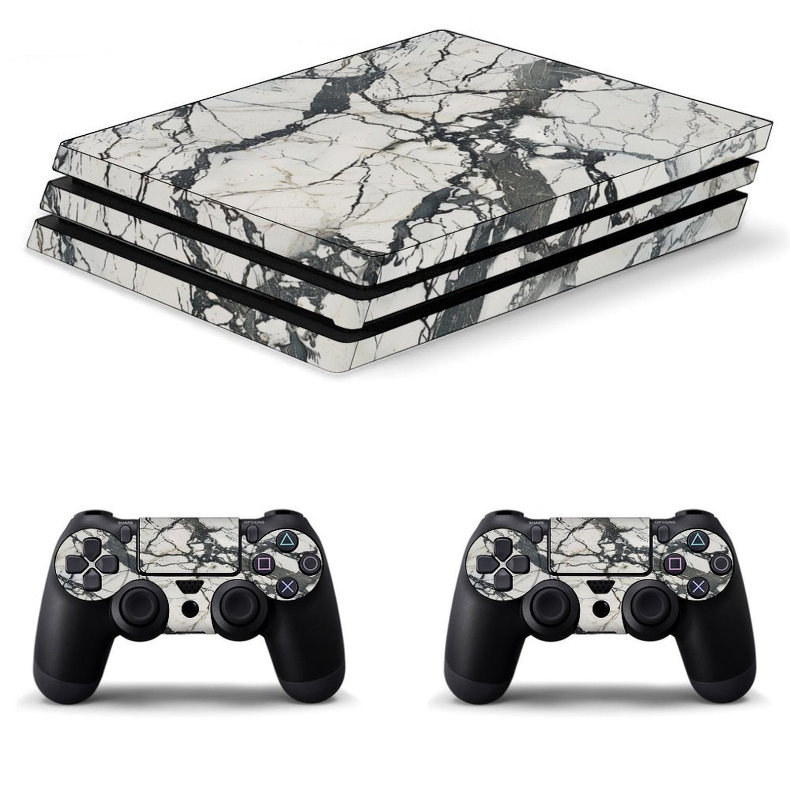 Marble Texture PS4/PS4 Pro/PS4 Slim Skin Sticker For Console And ...