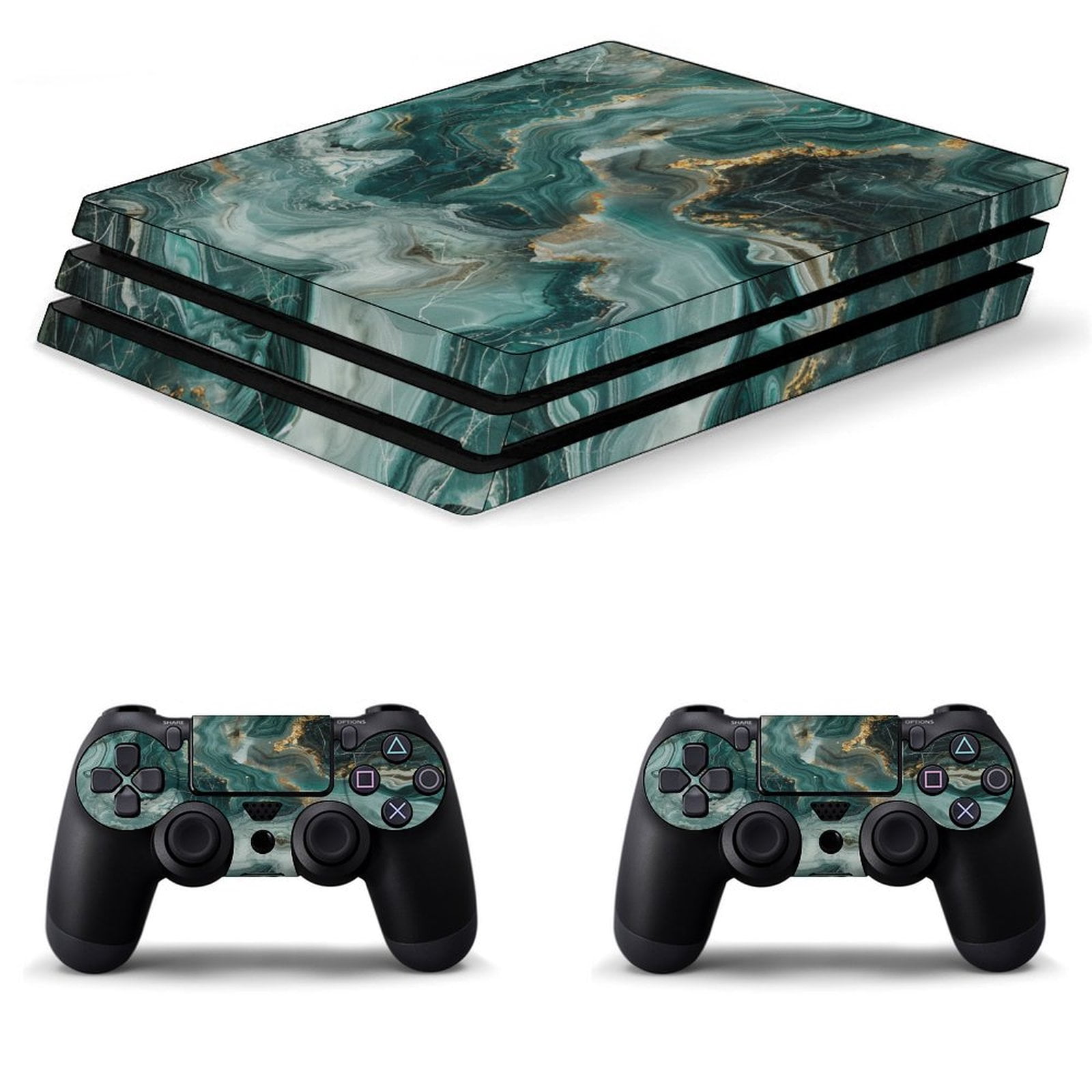 Marble Texture PS4/PS4 Pro/PS4 Slim Skin Sticker For Console And ...