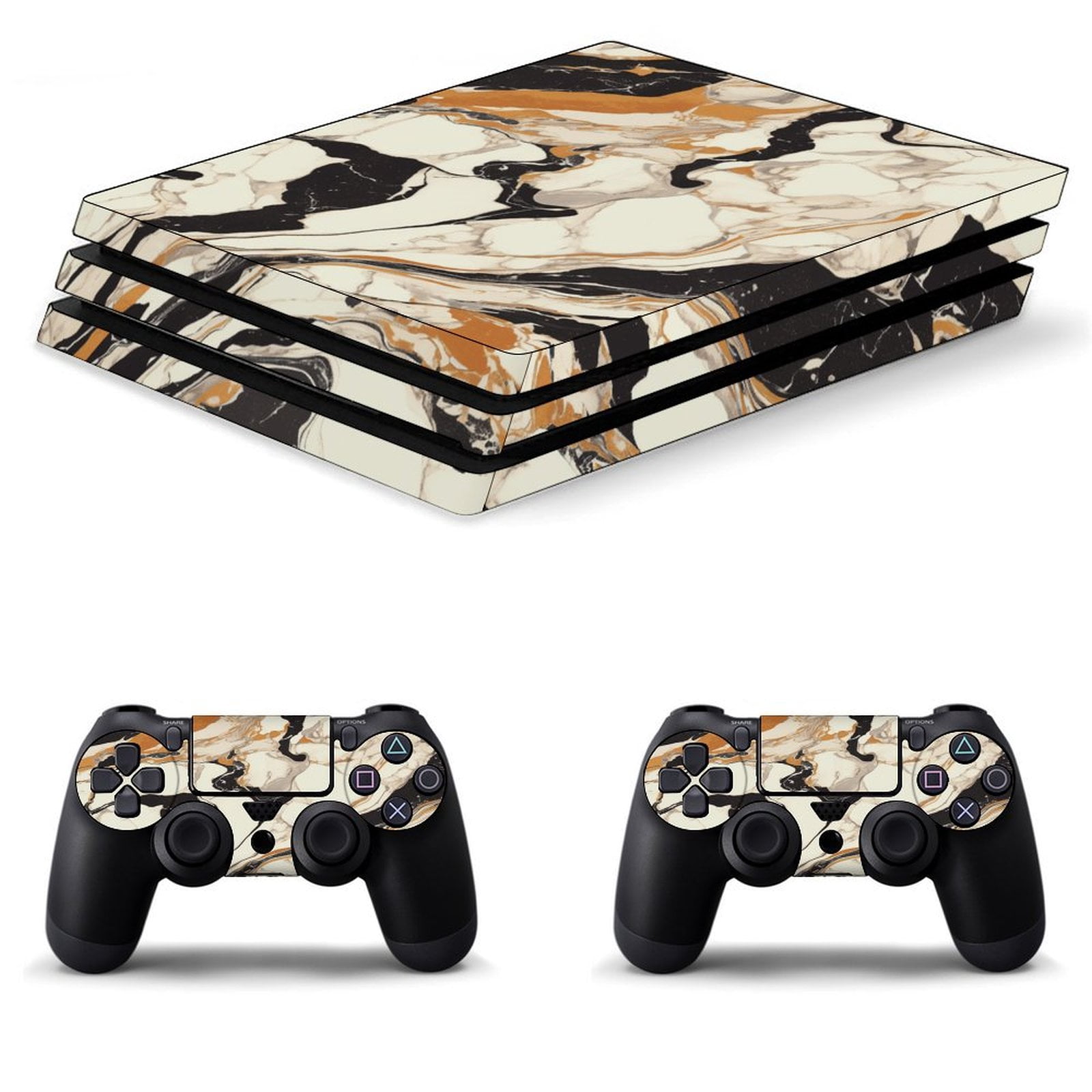 Marble Texture PS4/PS4 Pro/PS4 Slim Skin Sticker For Console And ...