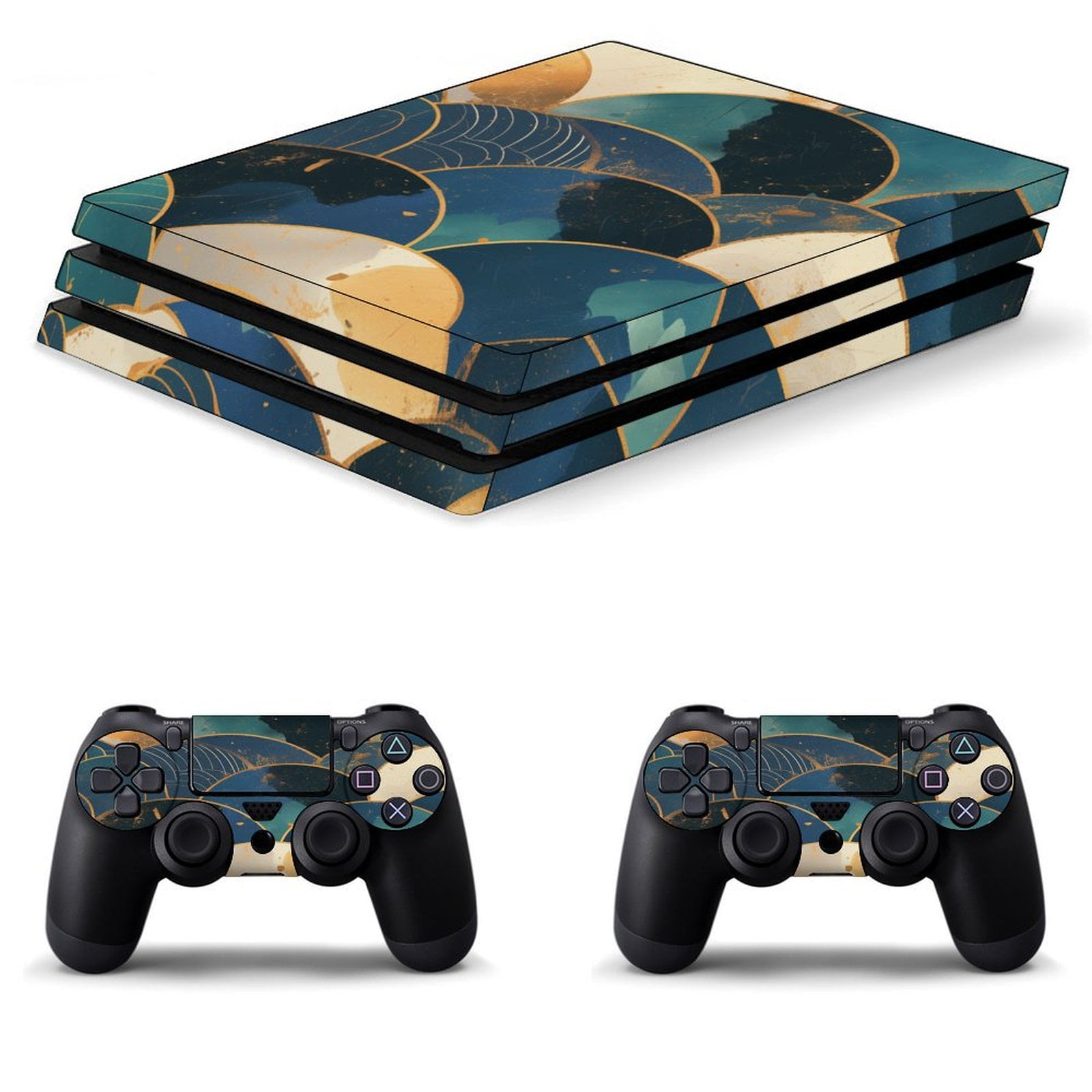 Marble Texture PS4/PS4 Pro/PS4 Slim Skin Sticker For Console And ...