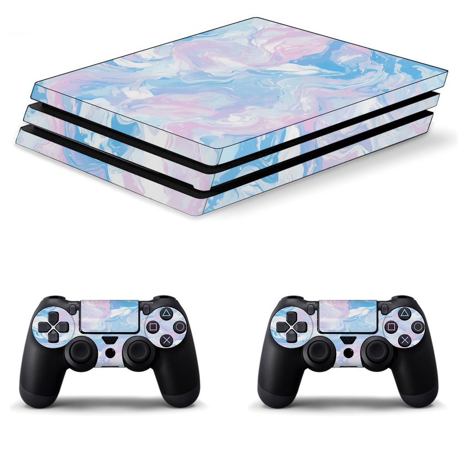 Marble Texture PS4/PS4 Pro/PS4 Slim Skin Sticker For Console And ...