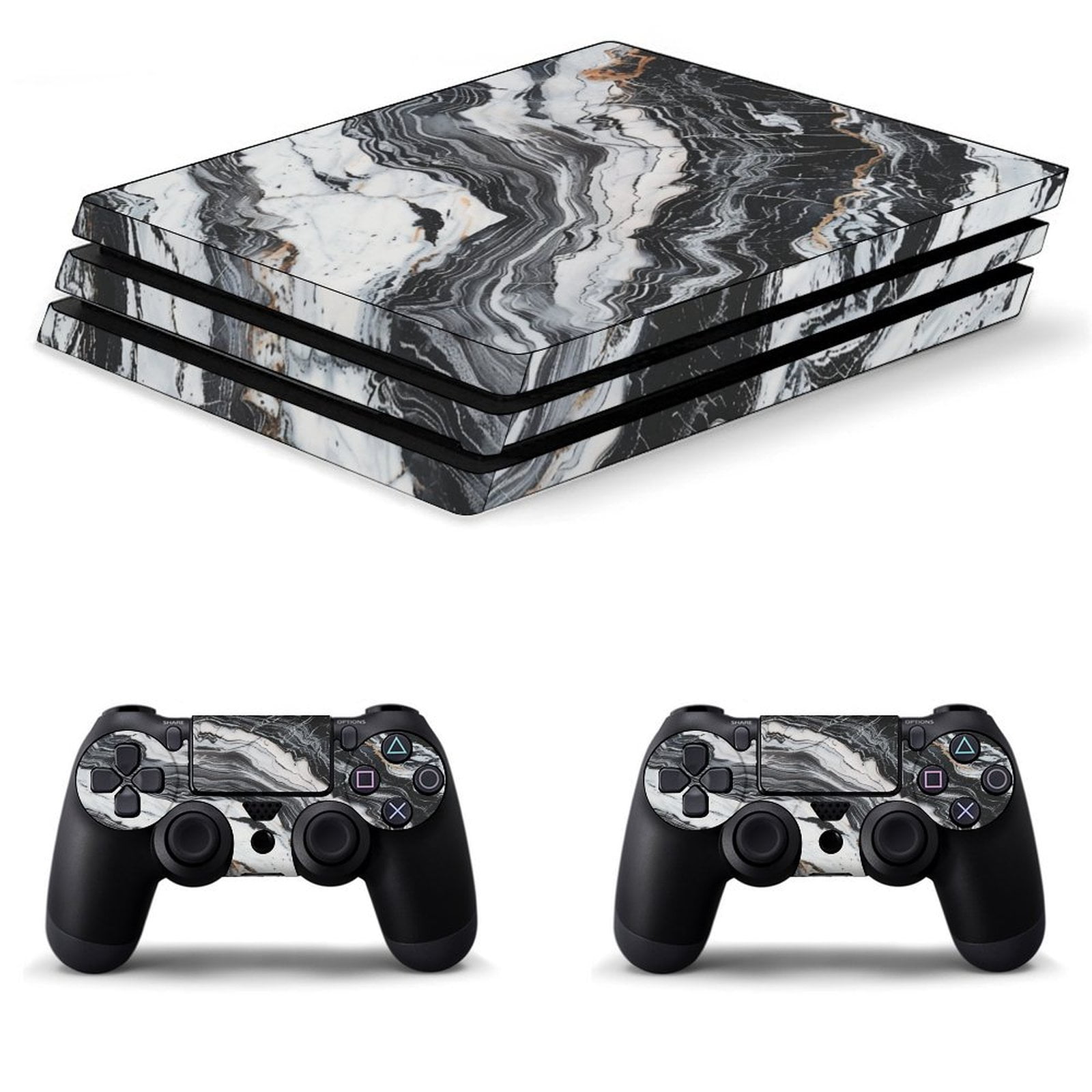 Marble Texture PS4/PS4 Pro/PS4 Slim Skin Sticker For Console And ...