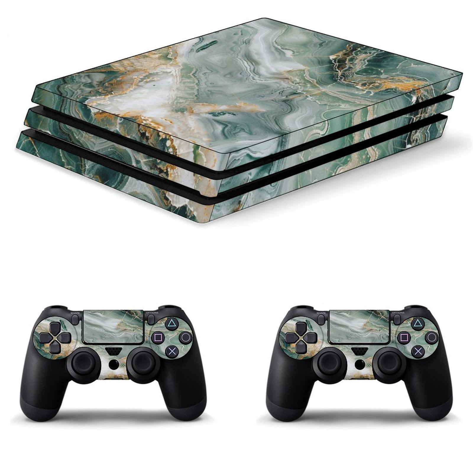 Marble Texture PS4/PS4 Pro/PS4 Slim Skin Sticker For Console And ...