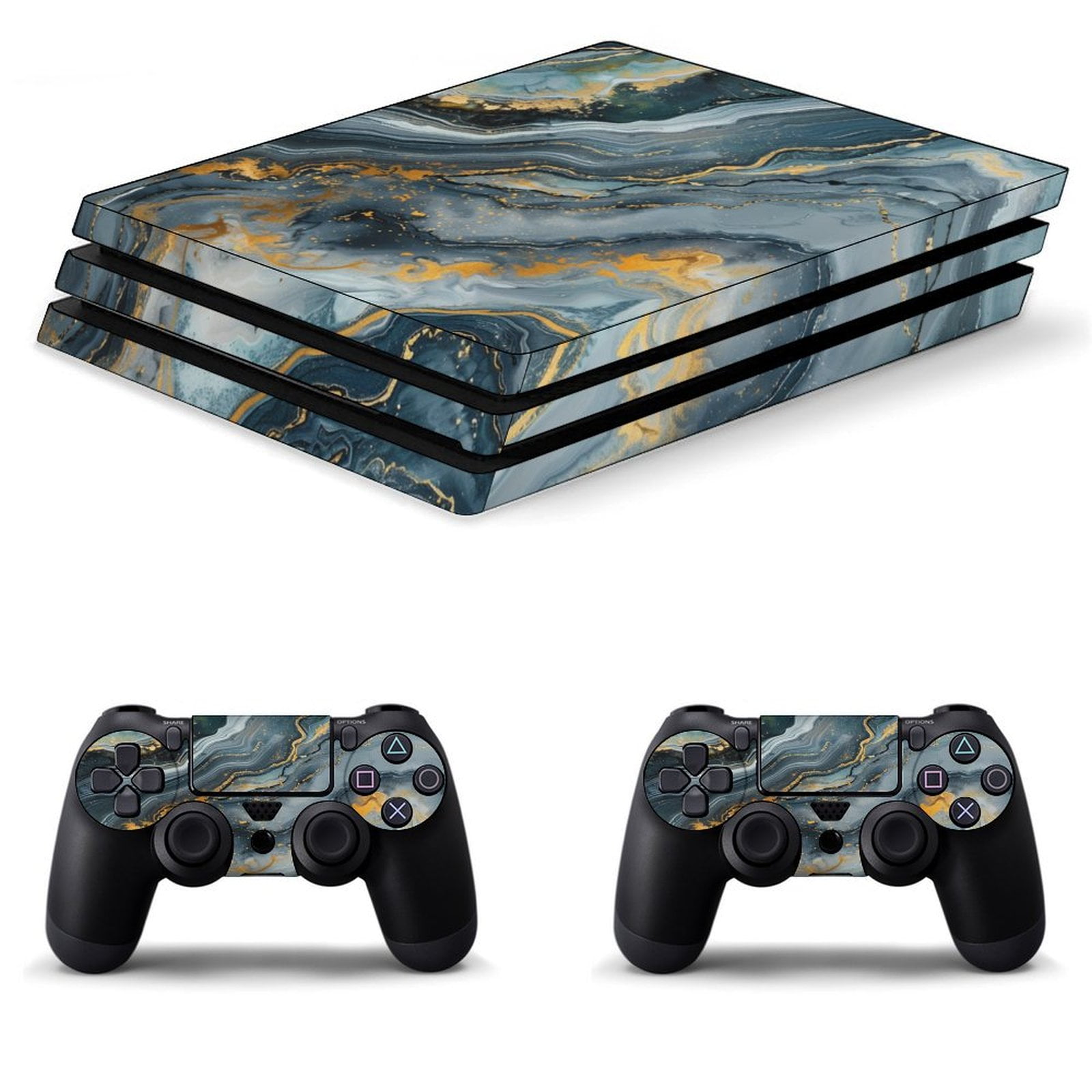 Marble Texture PS4/PS4 Pro/PS4 Slim Skin Sticker For Console And ...