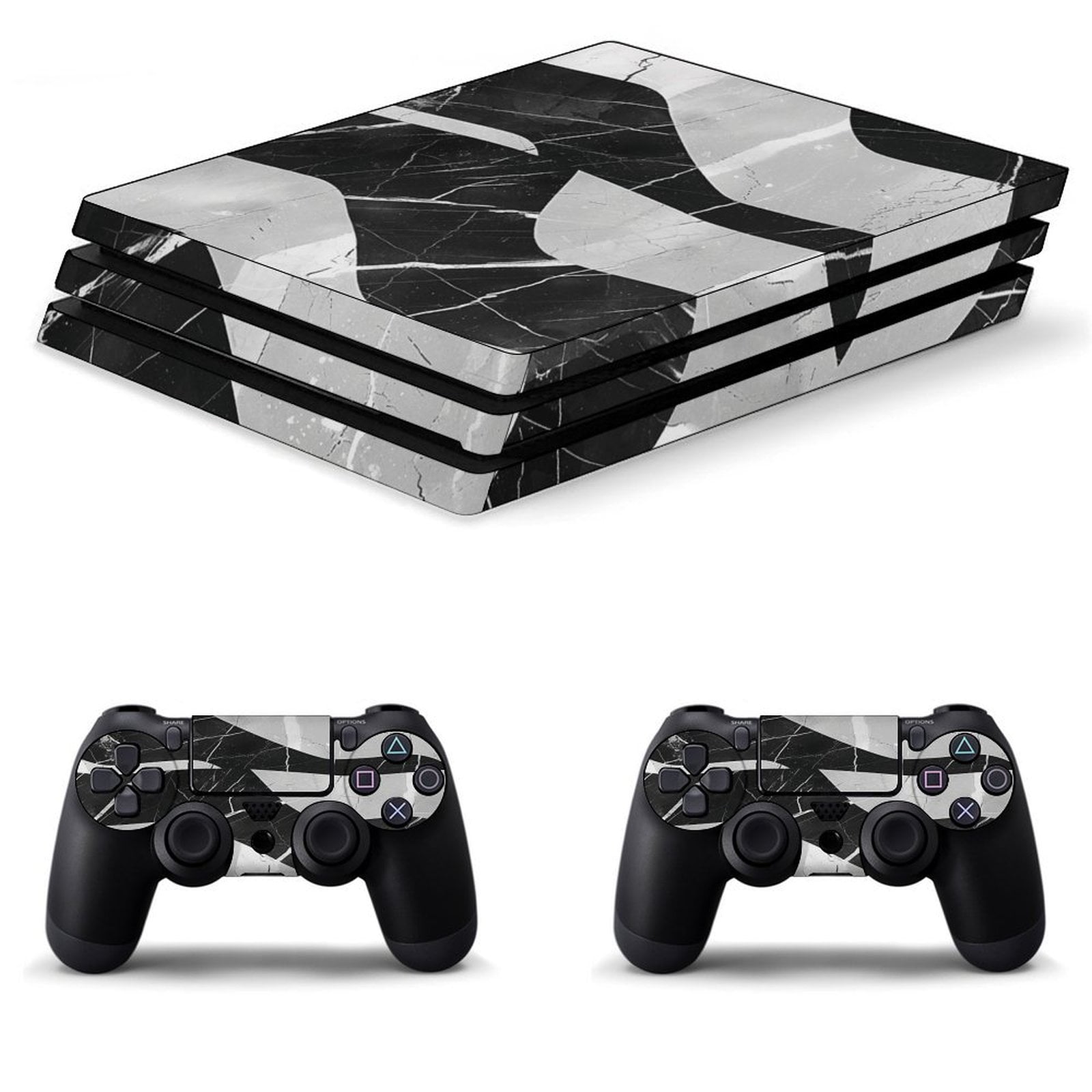 Marble Texture PS4/PS4 Pro/PS4 Slim Skin Sticker For Console And ...