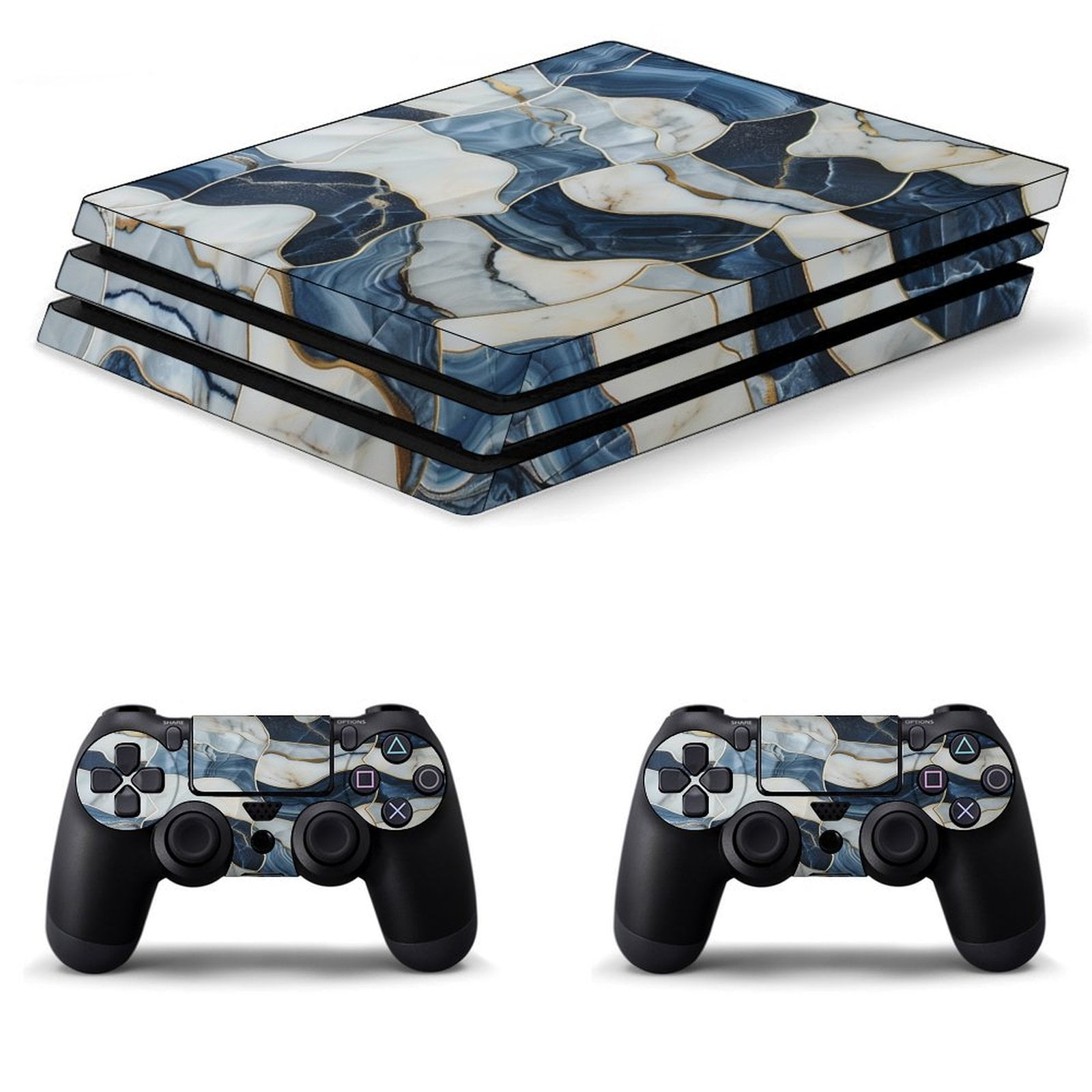 Marble Texture PS4/PS4 Pro/PS4 Slim Skin Sticker For Console And ...