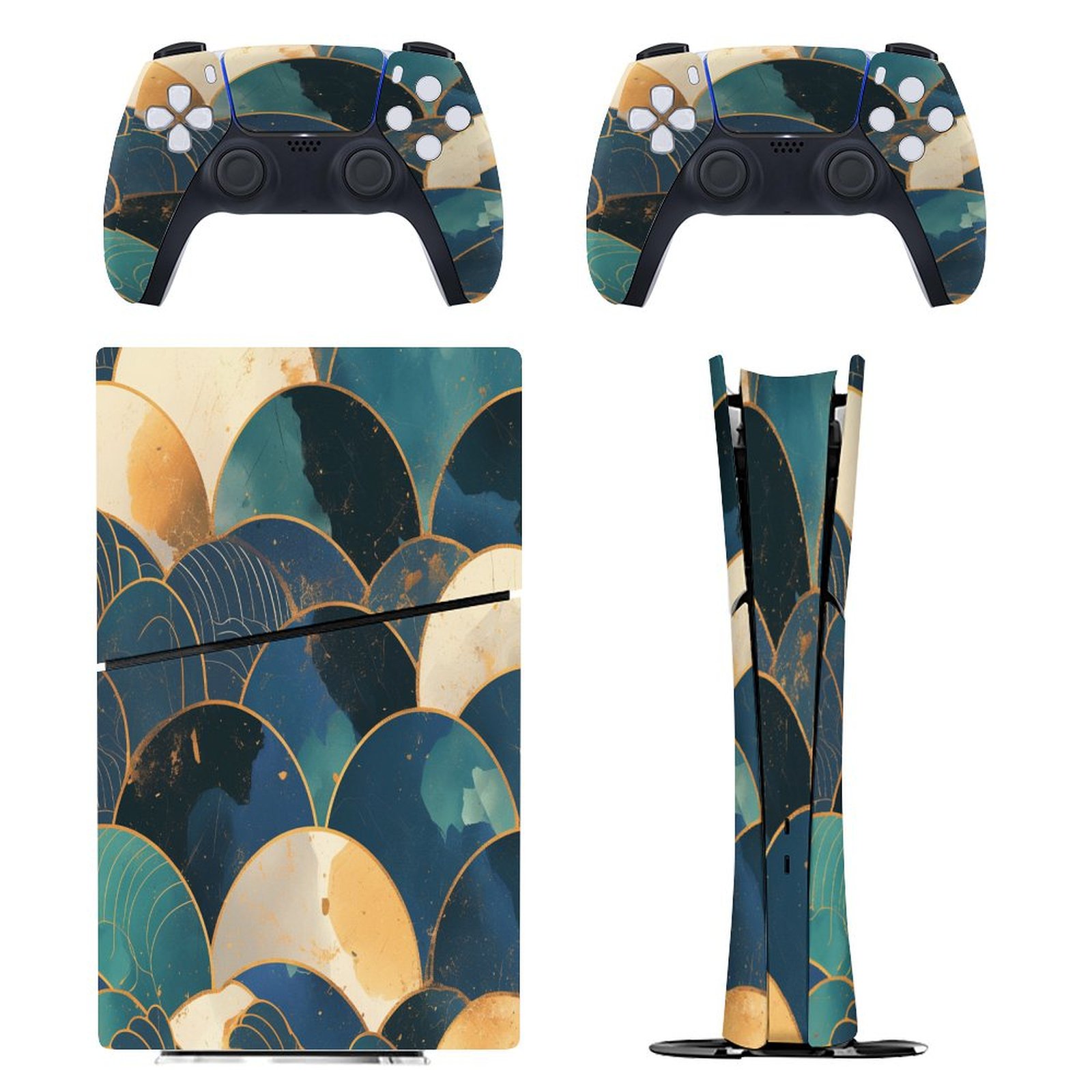 Marble Texture PS5/PS5 Pro/PS5 Slim Digital Disc Skin Sticker For ...