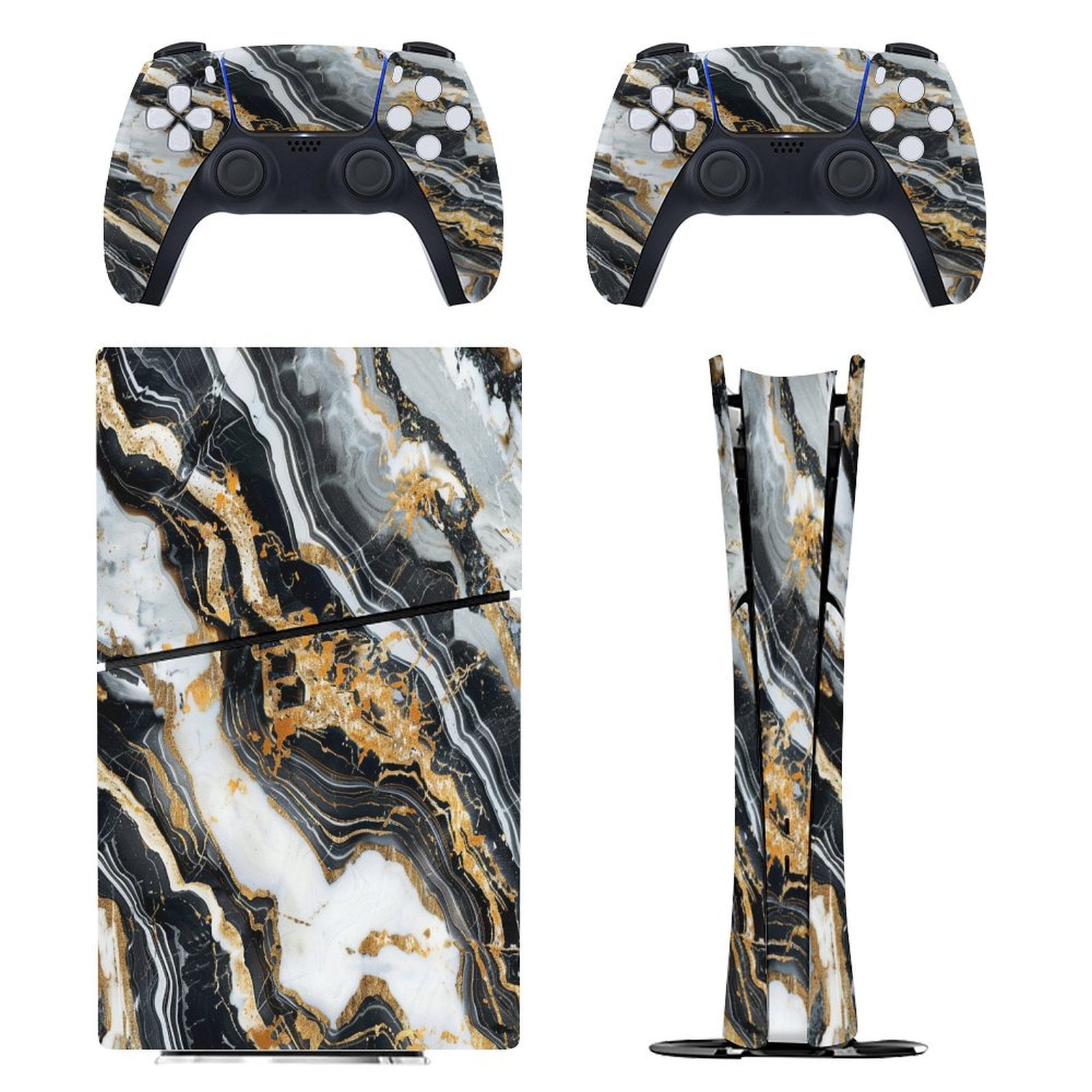 Marble Texture PS5/PS5 Pro/PS5 Slim Digital Disc Skin Sticker For ...