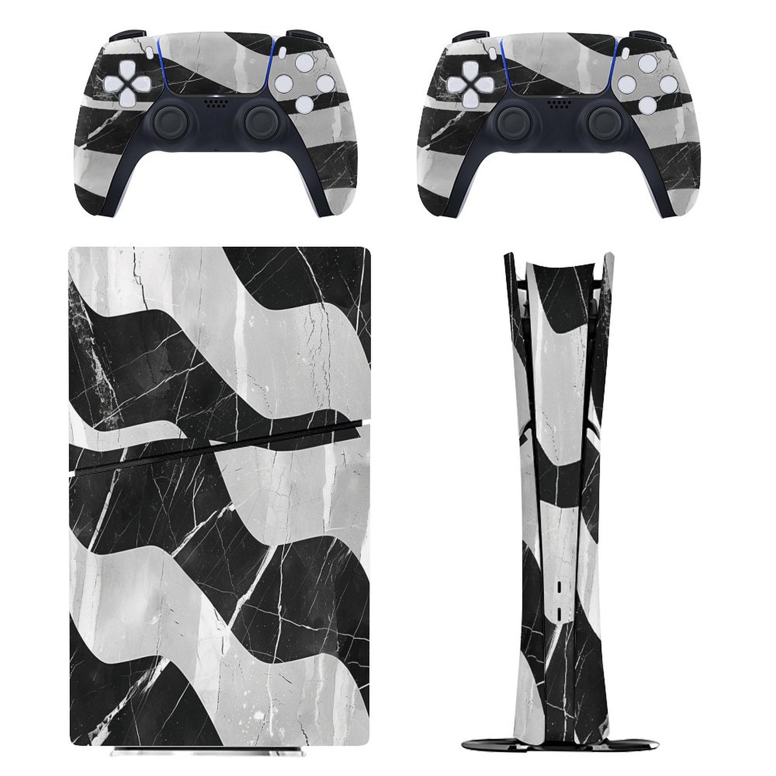 Marble Texture PS5/PS5 Pro/PS5 Slim Digital Disc Skin Sticker For ...