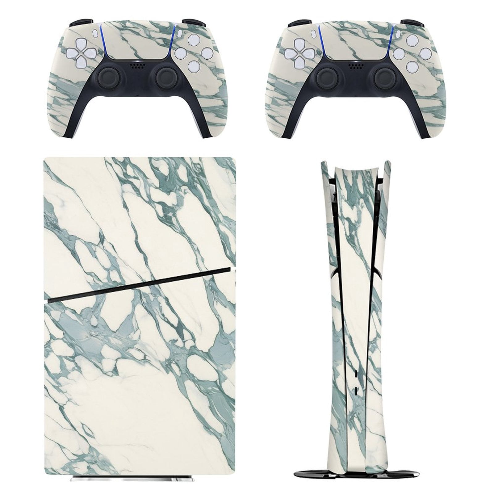 Marble Texture PS5/PS5 Pro/PS5 Slim Digital Disc Skin Sticker For ...