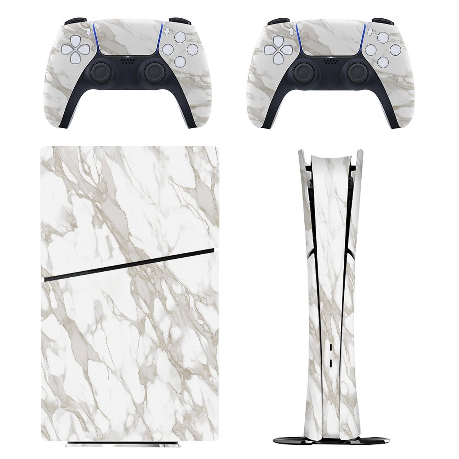 Marble Texture PS5/PS5 Pro/PS5 Slim Digital Disc Skin Sticker For ...