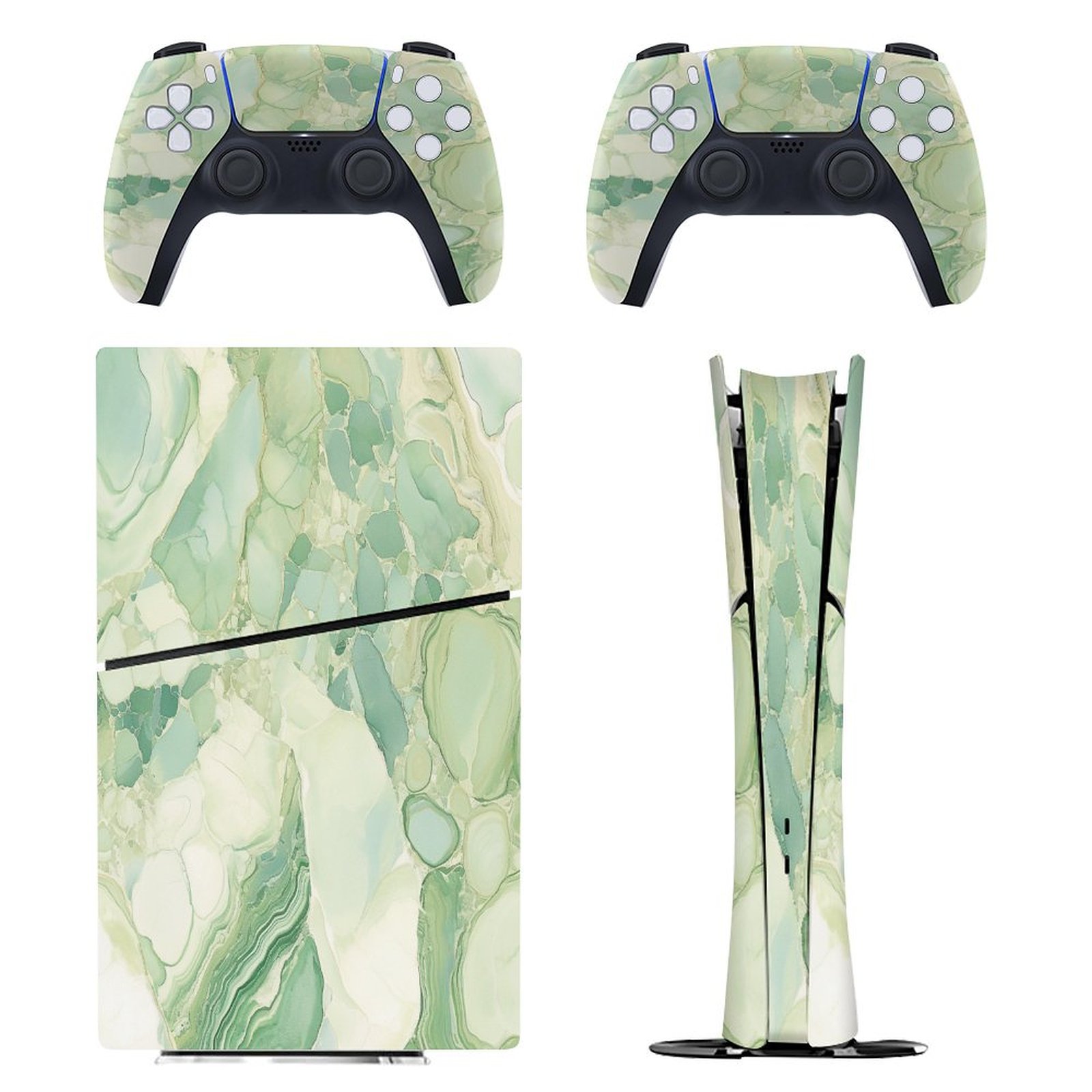 Marble Texture PS5/PS5 Pro/PS5 Slim Digital Disc Skin Sticker For ...