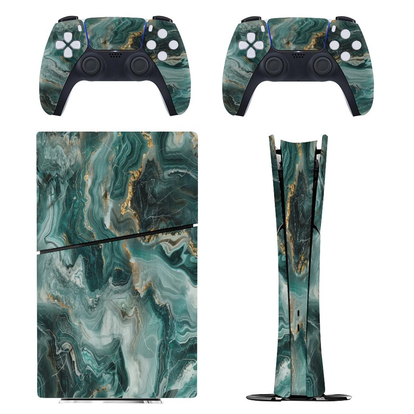 Marble Texture PS5/PS5 Pro/PS5 Slim Digital Disc Skin Sticker For ...