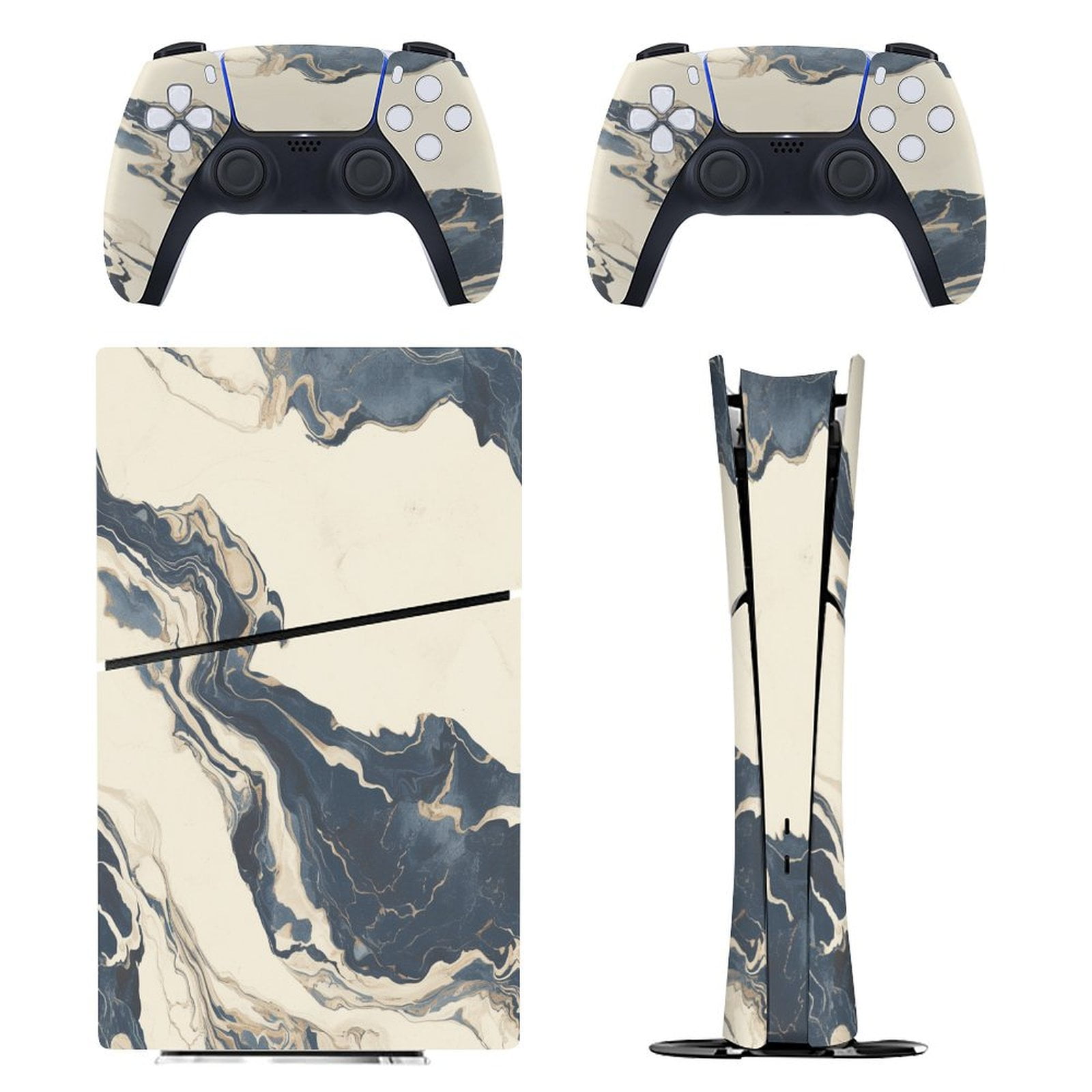 Marble Texture PS5/PS5 Pro/PS5 Slim Digital Disc Skin Sticker For ...