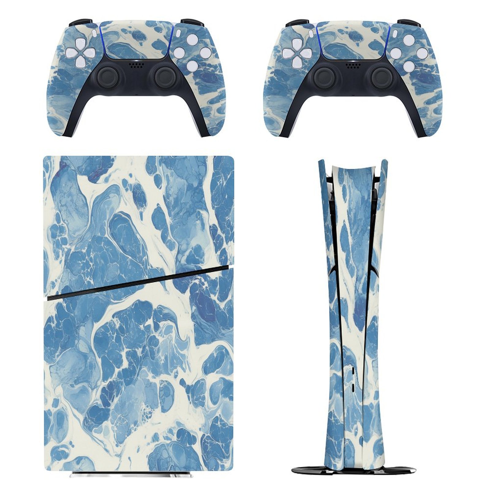 Marble Texture PS5/PS5 Pro/PS5 Slim Digital Disc Skin Sticker For ...