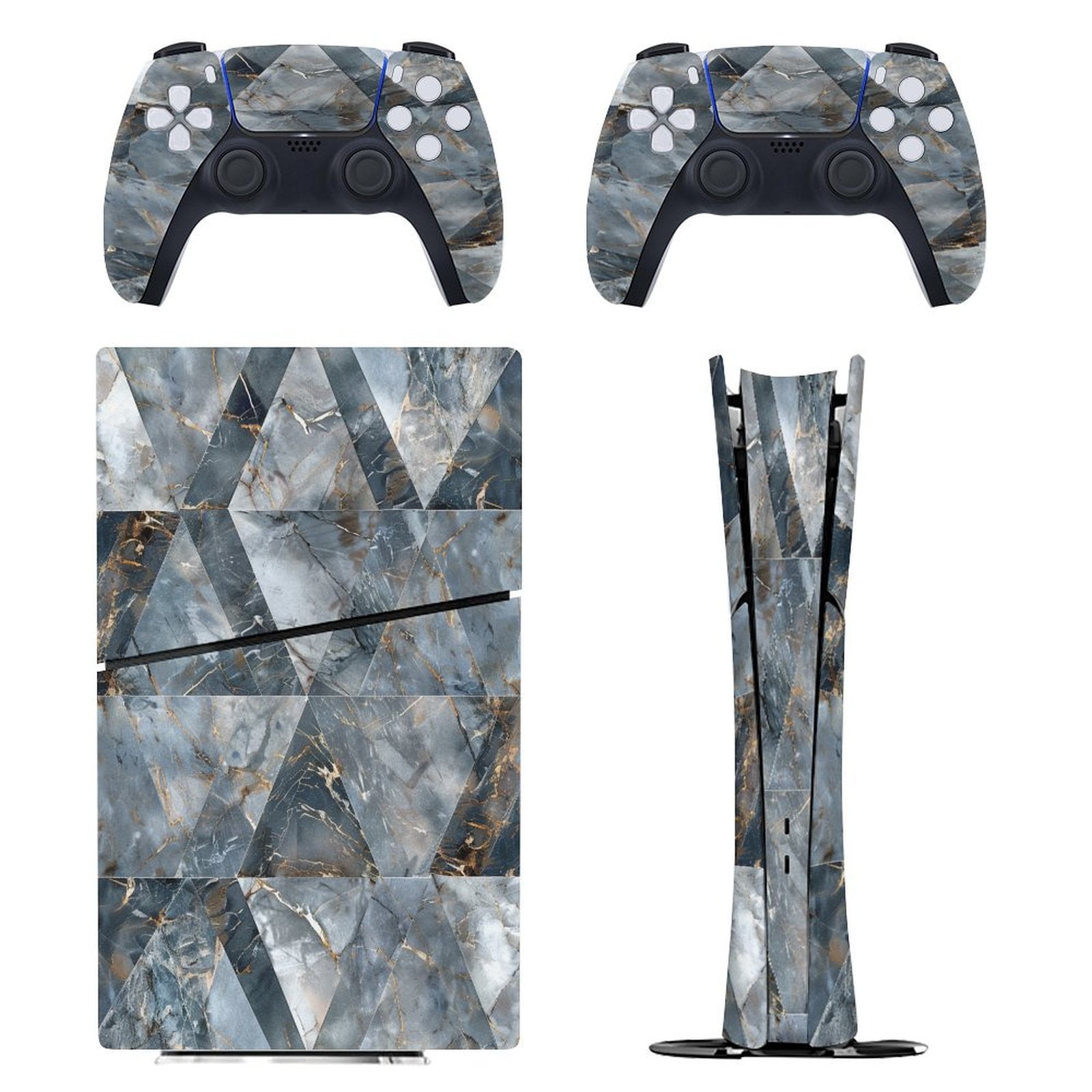 Marble Texture PS5/PS5 Pro/PS5 Slim Digital Disc Skin Sticker For ...