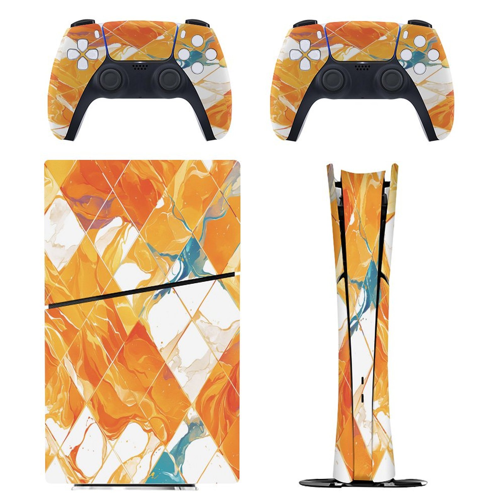 Marble Texture PS5/PS5 Pro/PS5 Slim Digital Disc Skin Sticker For ...