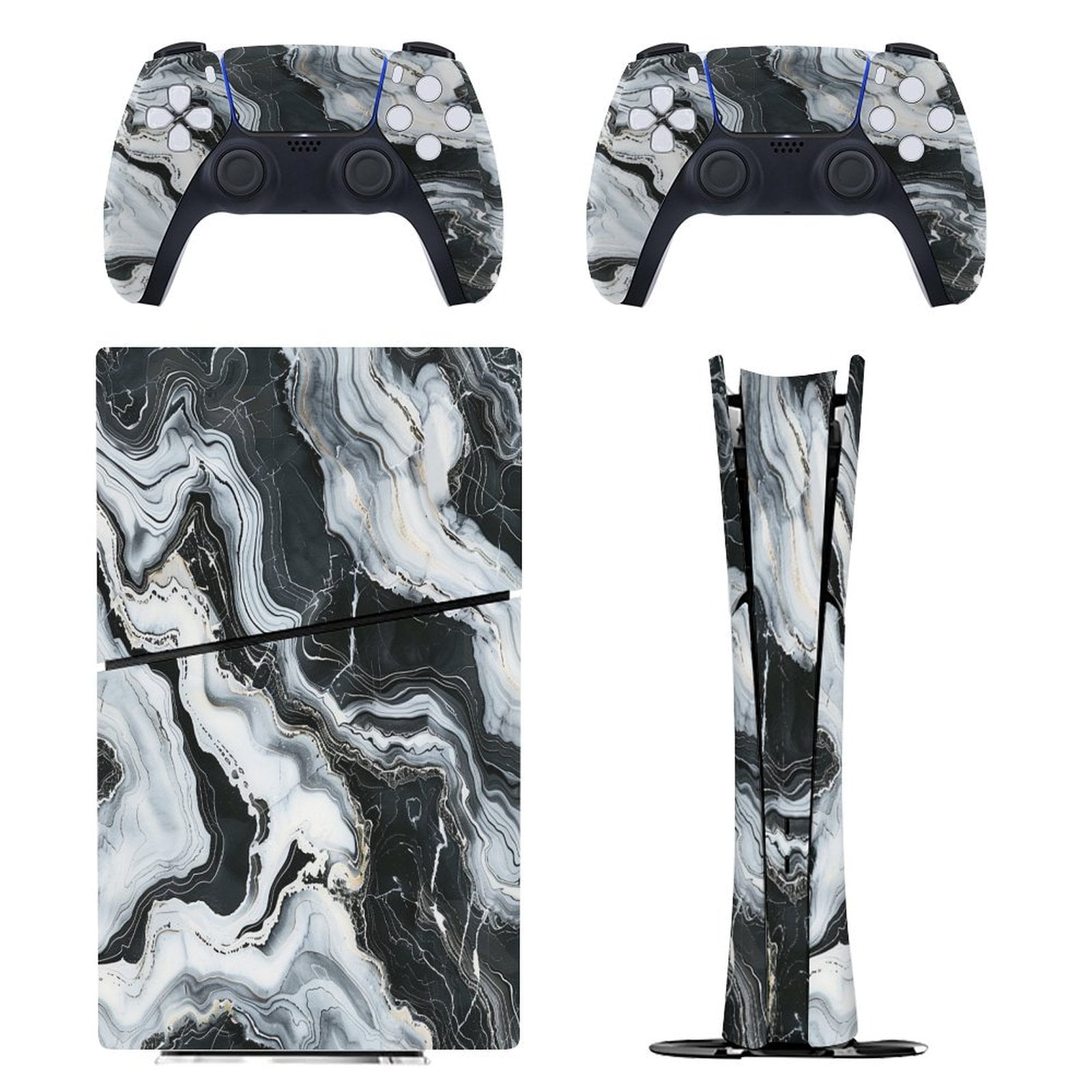Marble Texture PS5/PS5 Pro/PS5 Slim Digital Disc Skin Sticker For ...