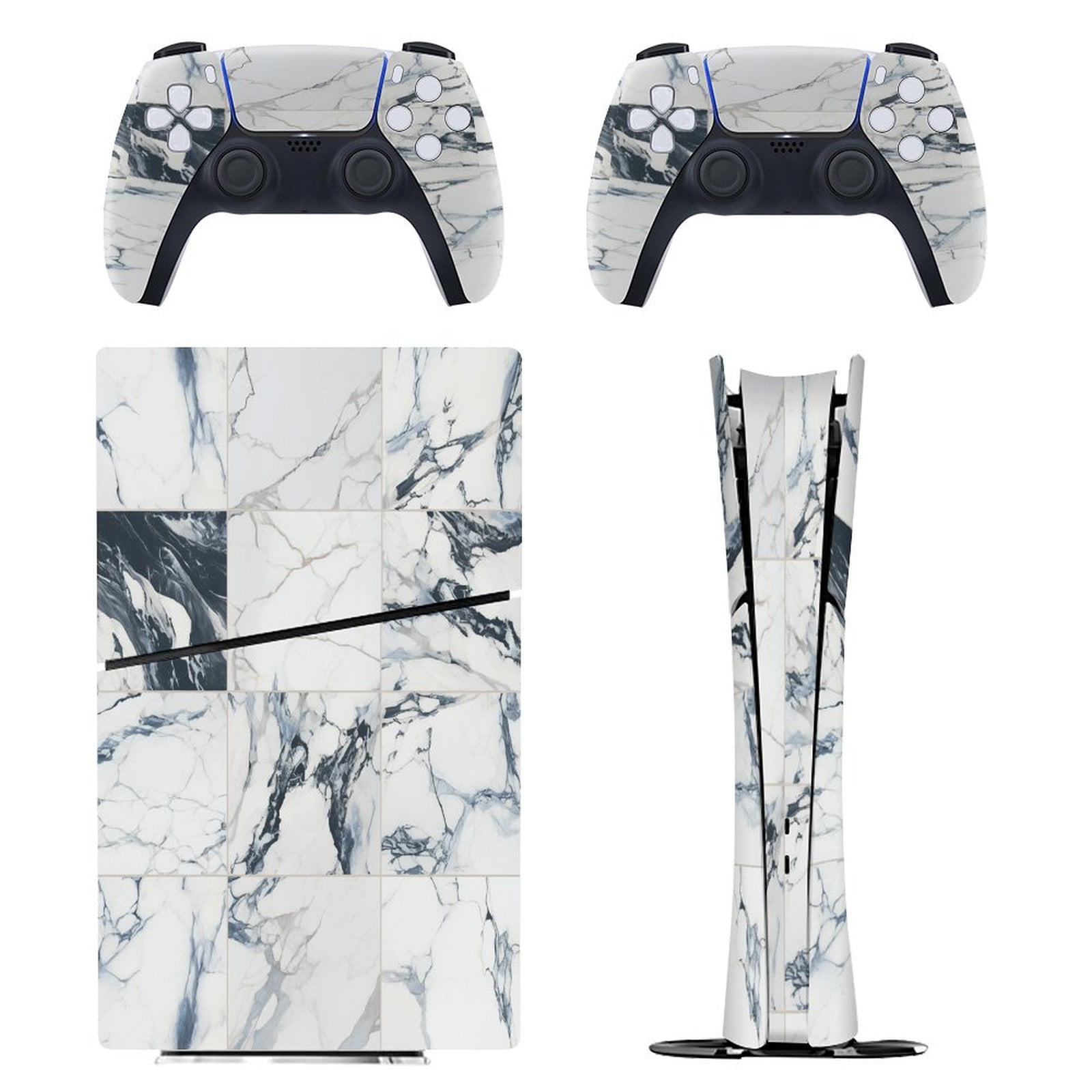 Marble Texture PS5/PS5 Pro/PS5 Slim Digital Disc Skin Sticker For ...