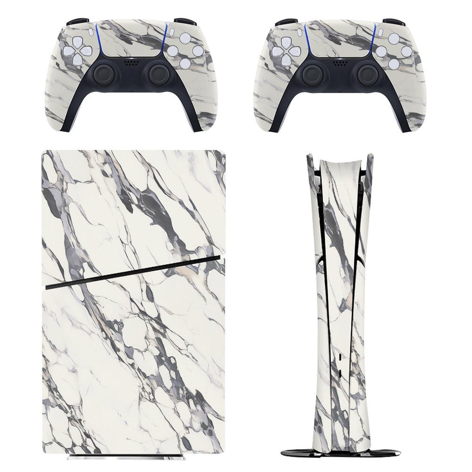 Marble Texture PS5/PS5 Pro/PS5 Slim Digital Disc Skin Sticker For ...