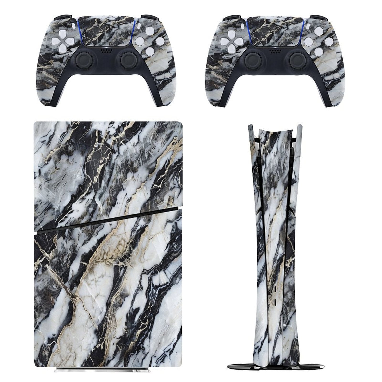 Marble Texture PS5/PS5 Pro/PS5 Slim Digital Disc Skin Sticker For ...