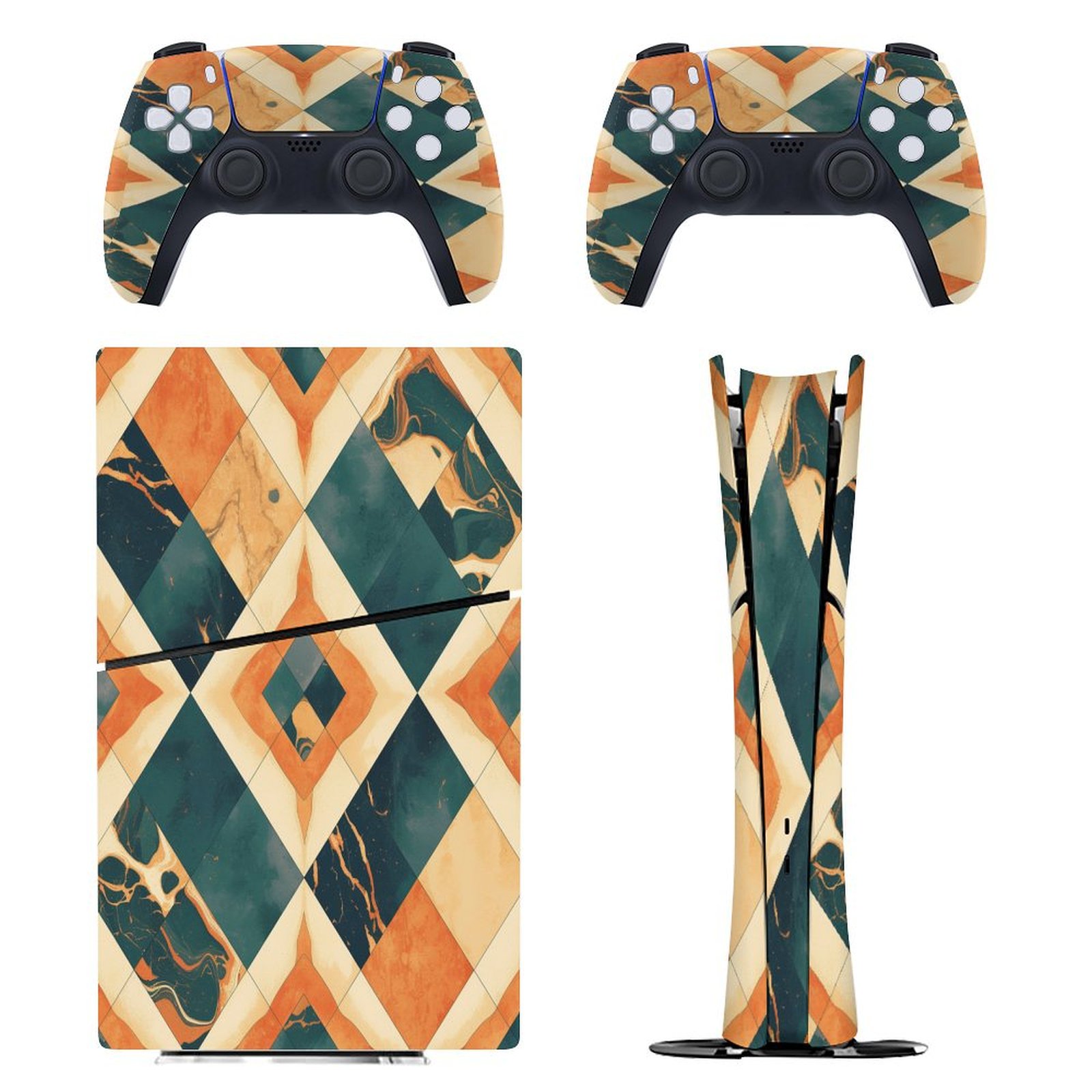 Marble Texture PS5/PS5 Pro/PS5 Slim Digital Disc Skin Sticker For ...