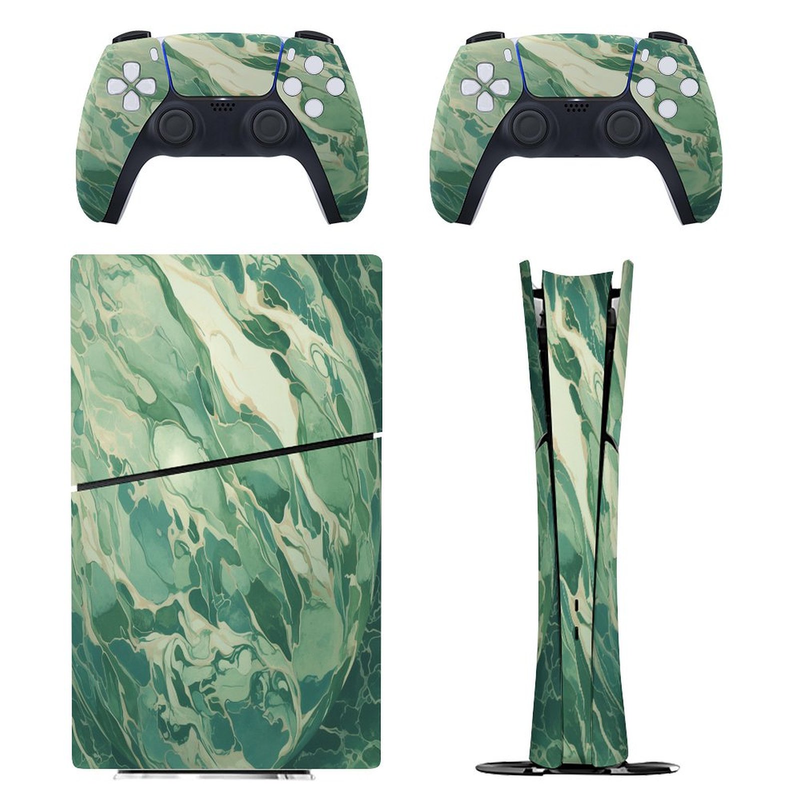 Marble Texture PS5/PS5 Pro/PS5 Slim Digital Disc Skin Sticker For ...