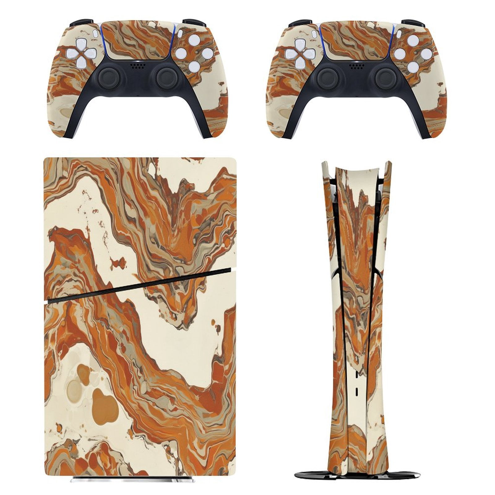 Marble Texture PS5/PS5 Pro/PS5 Slim Digital Disc Skin Sticker For ...
