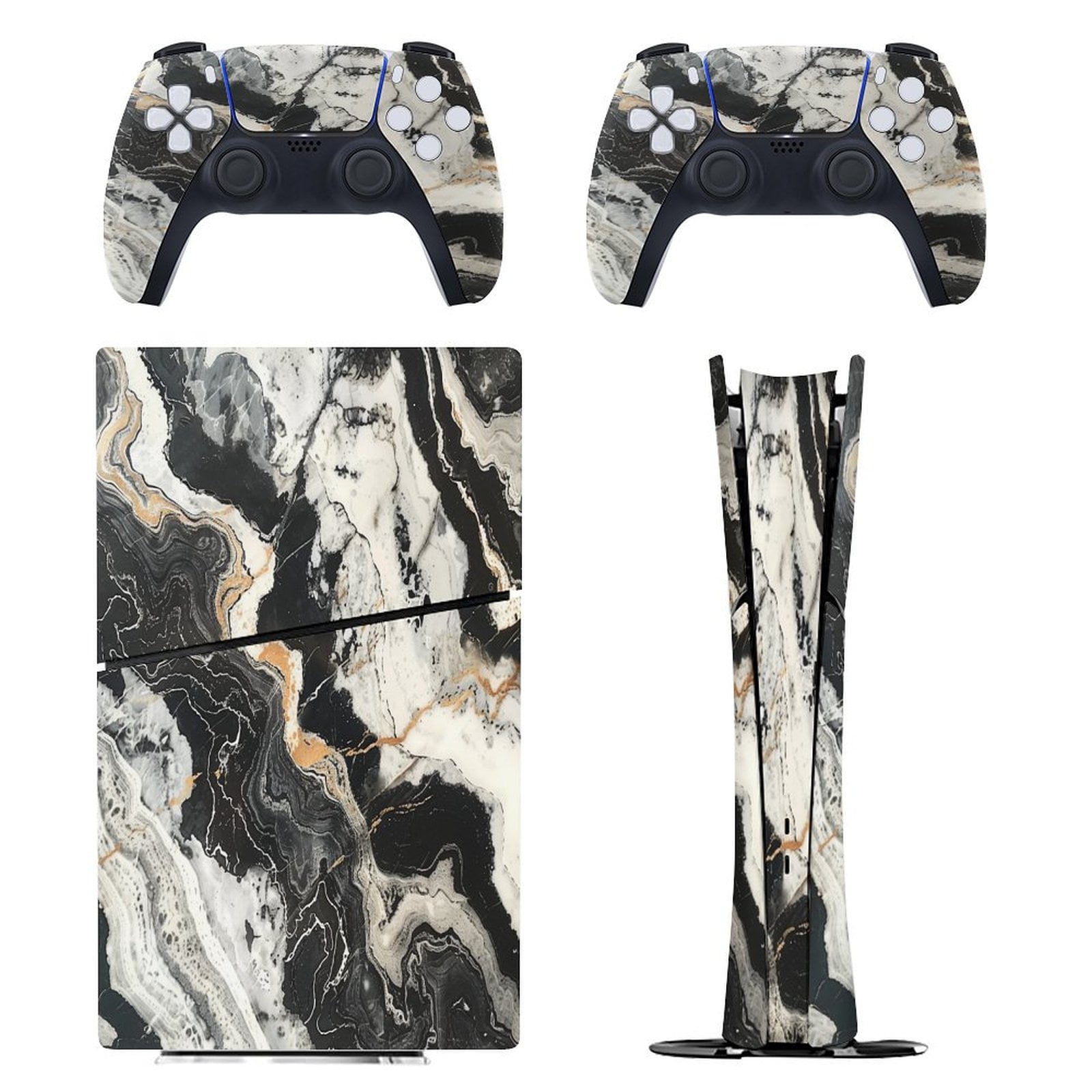 Marble Texture PS5/PS5 Pro/PS5 Slim Digital Disc Skin Sticker For ...