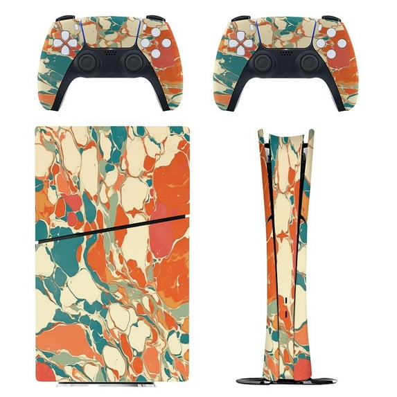 Marble Texture PS5/PS5 Pro/PS5 Slim Digital Disc Skin Sticker For ...