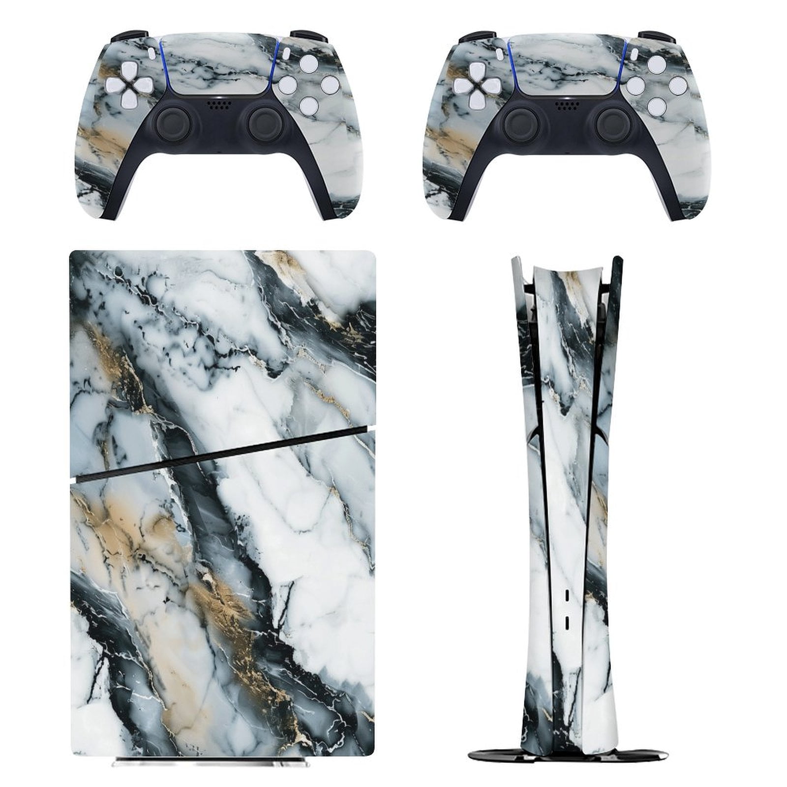 Marble Texture PS5/PS5 Pro/PS5 Slim Digital Disc Skin Sticker For ...