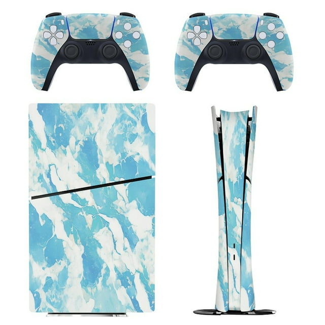 Marble Texture PS5/PS5 Pro/PS5 Slim Digital Disc Skin Sticker For Console And Controller Skins ...