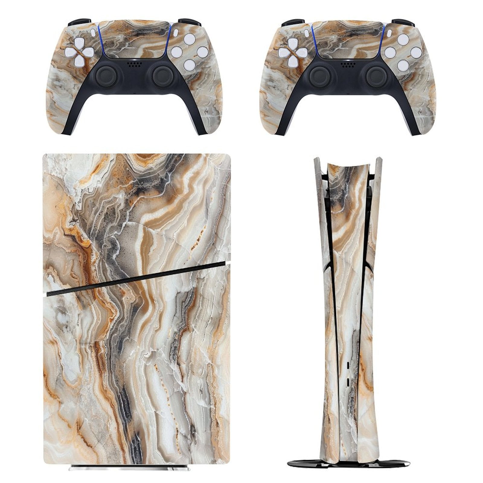 Marble Texture PS5/PS5 Pro/PS5 Slim Digital Disc Skin Sticker For ...