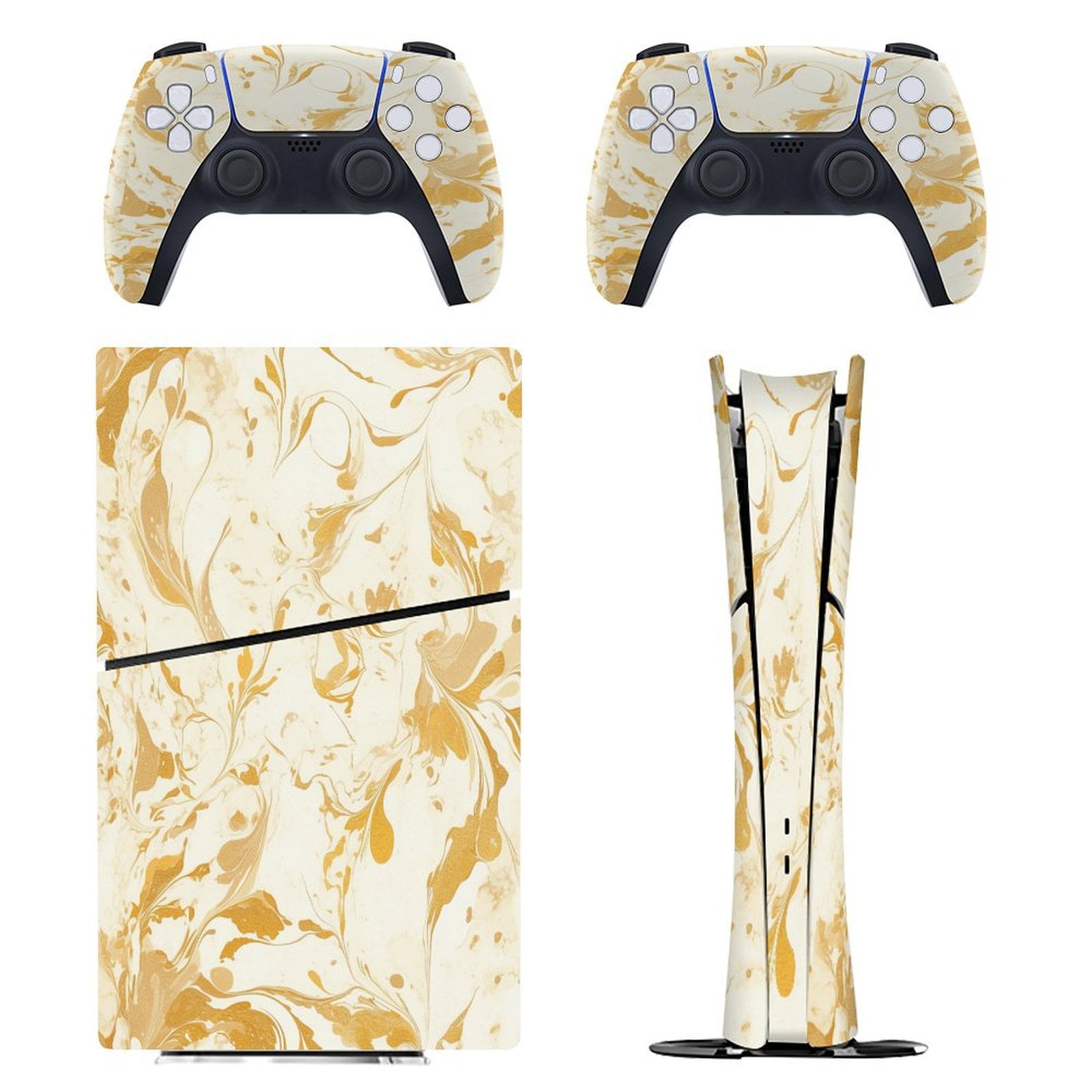 Marble Texture PS5/PS5 Pro/PS5 Slim Digital Disc Skin Sticker For ...